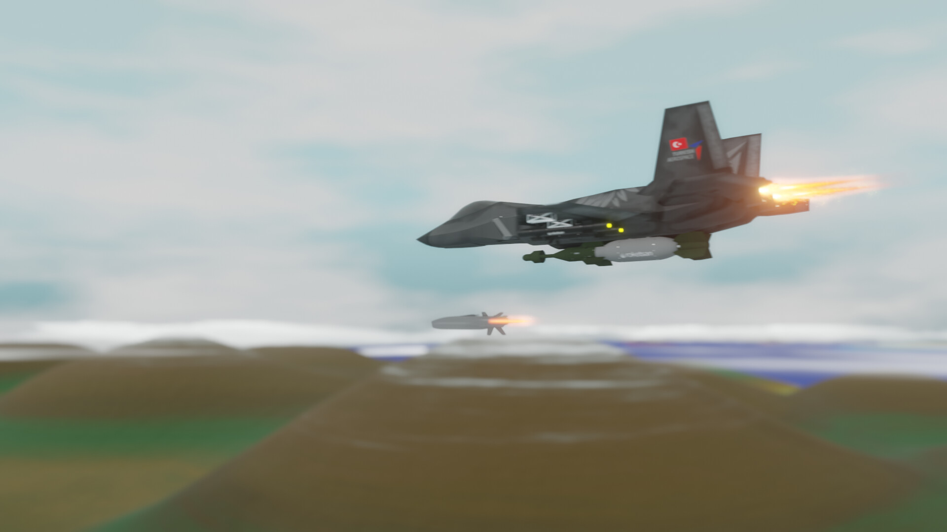 özcan ÖZALTIN - MMU KAAN - TFX C100 - TURKISH FIGHTER X - Animation