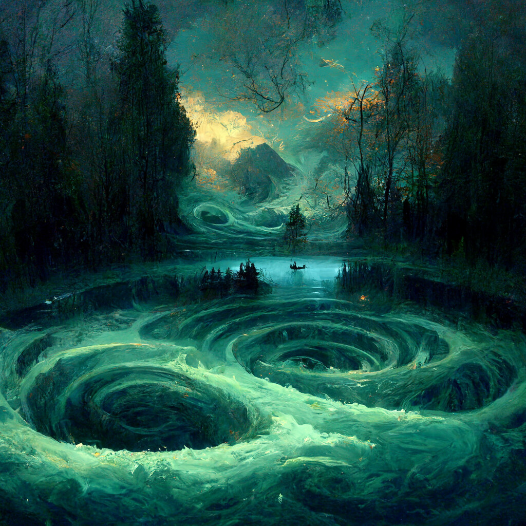 ArtStation - Swirling Lake