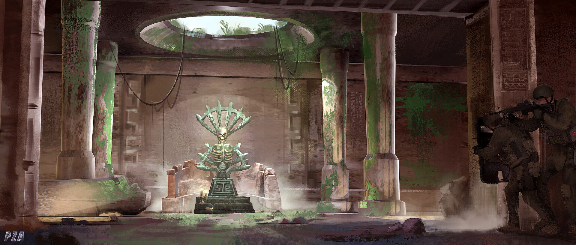 ArtStation - Mayan Relic Statue - Raid