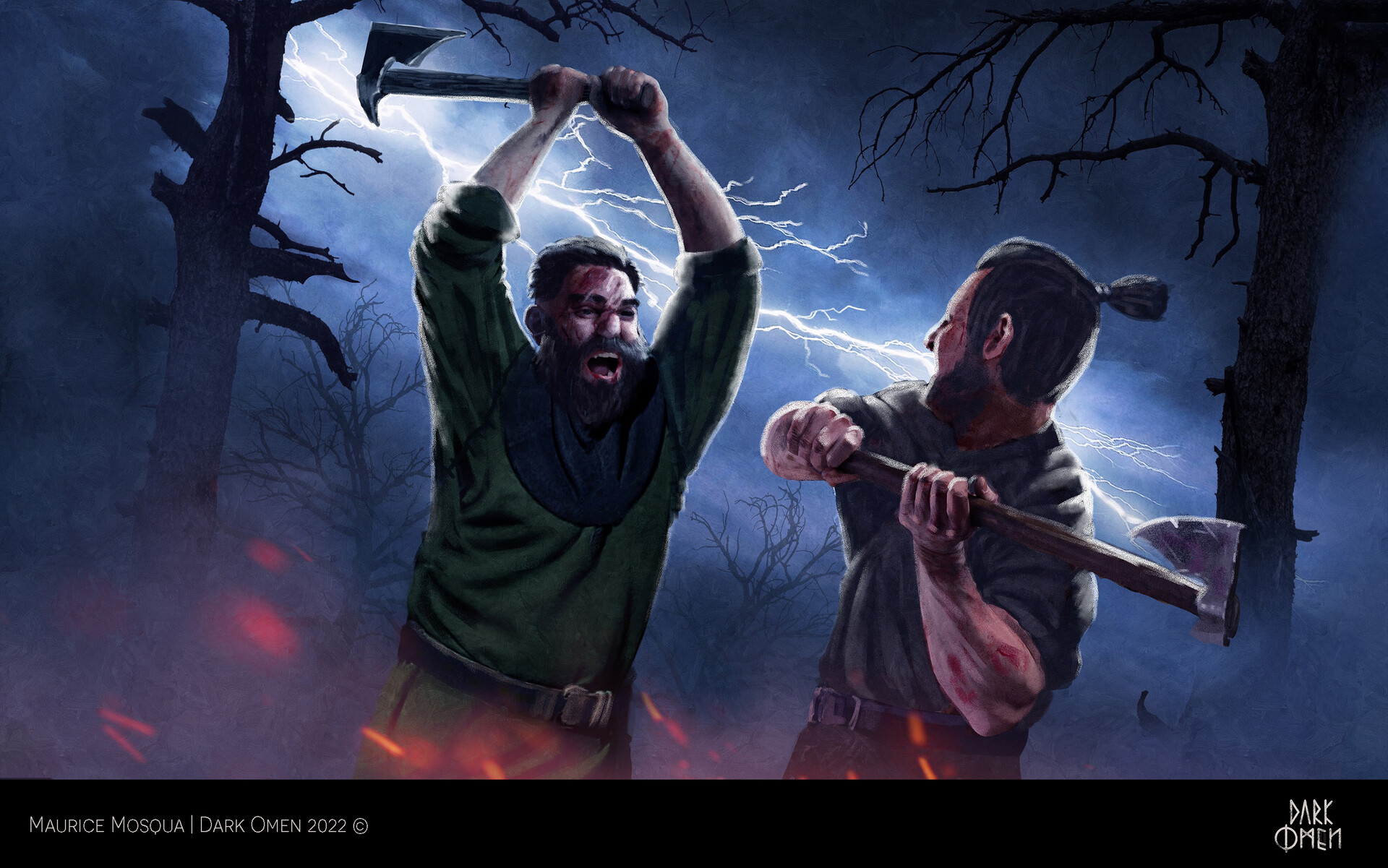 Maurice Mosqua - DARK OMEN - Artworks Part I