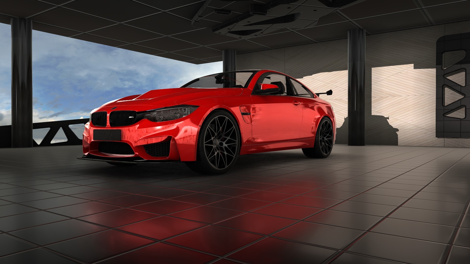 ArtStation - BMW CAR RENDER INSIDE ELEMENT 3D