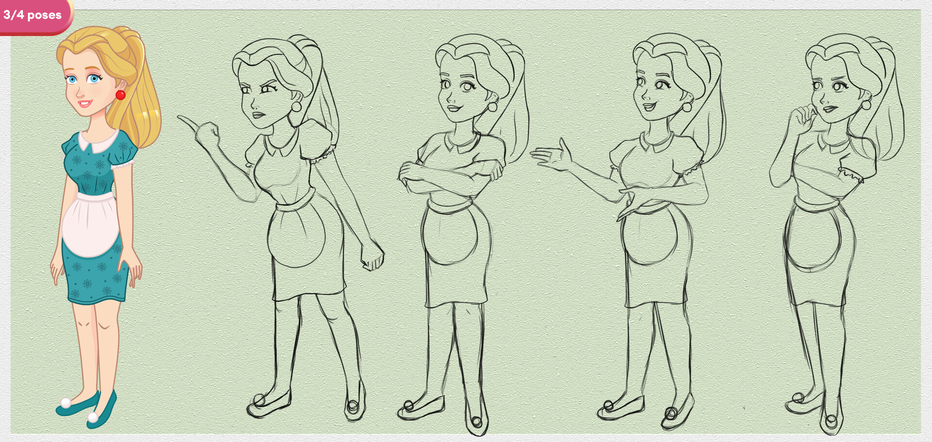 ArtStation - Game Character poses (3/4)