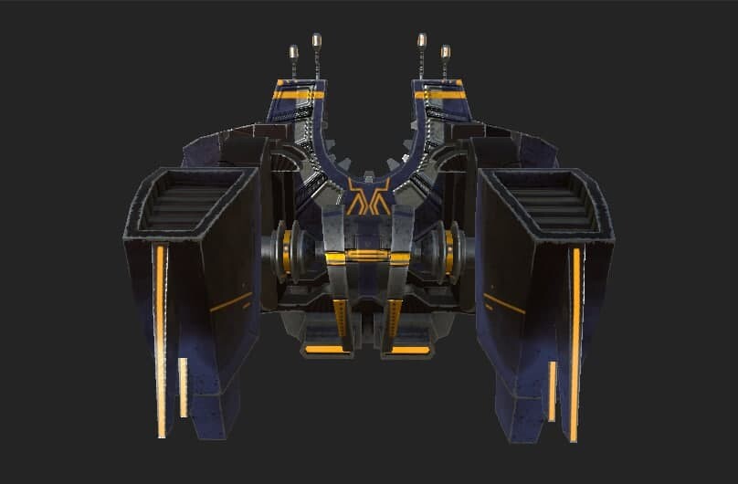 ArtStation - Spaceship model and concept