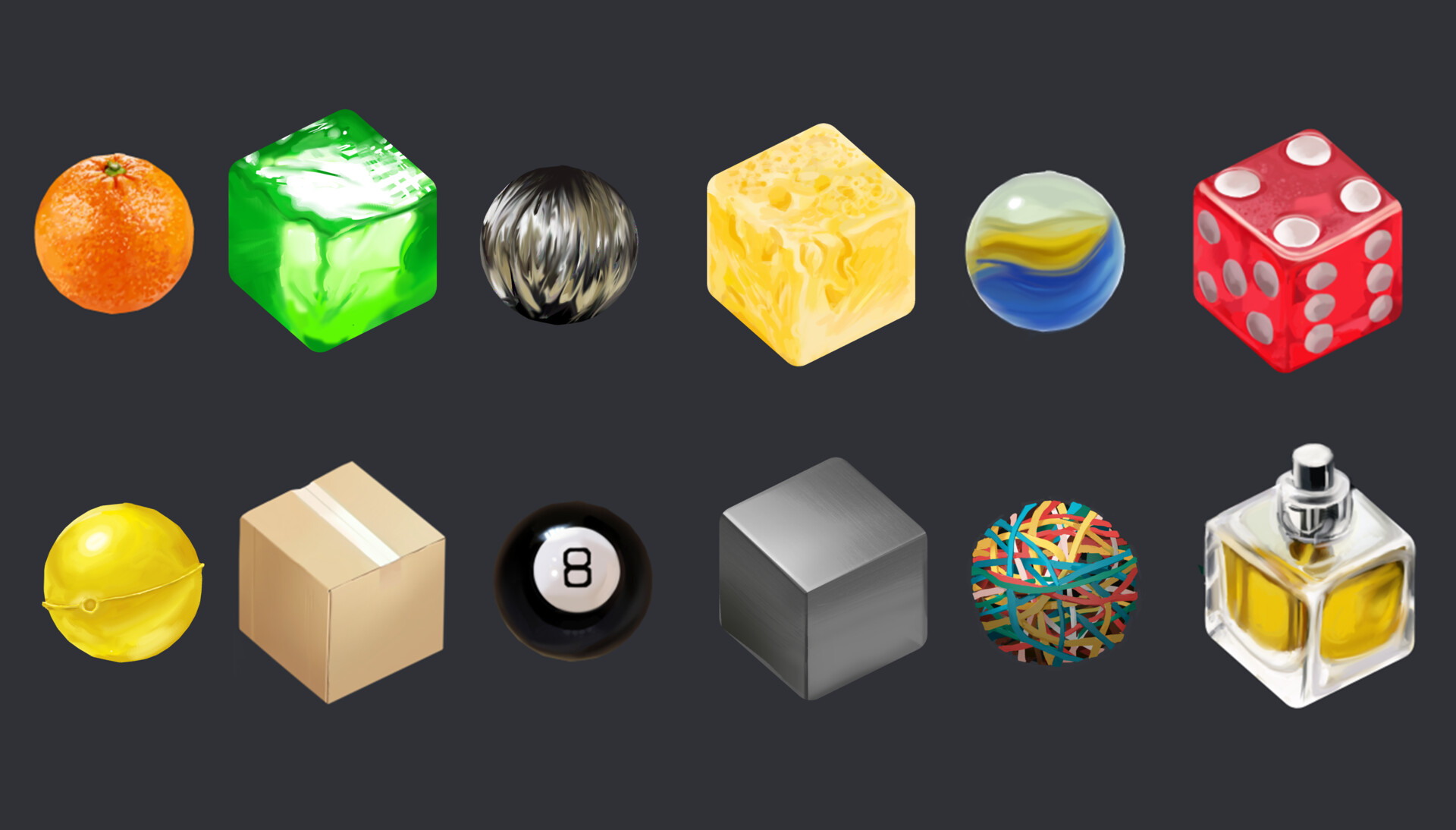 ArtStation - Object/material rendering project