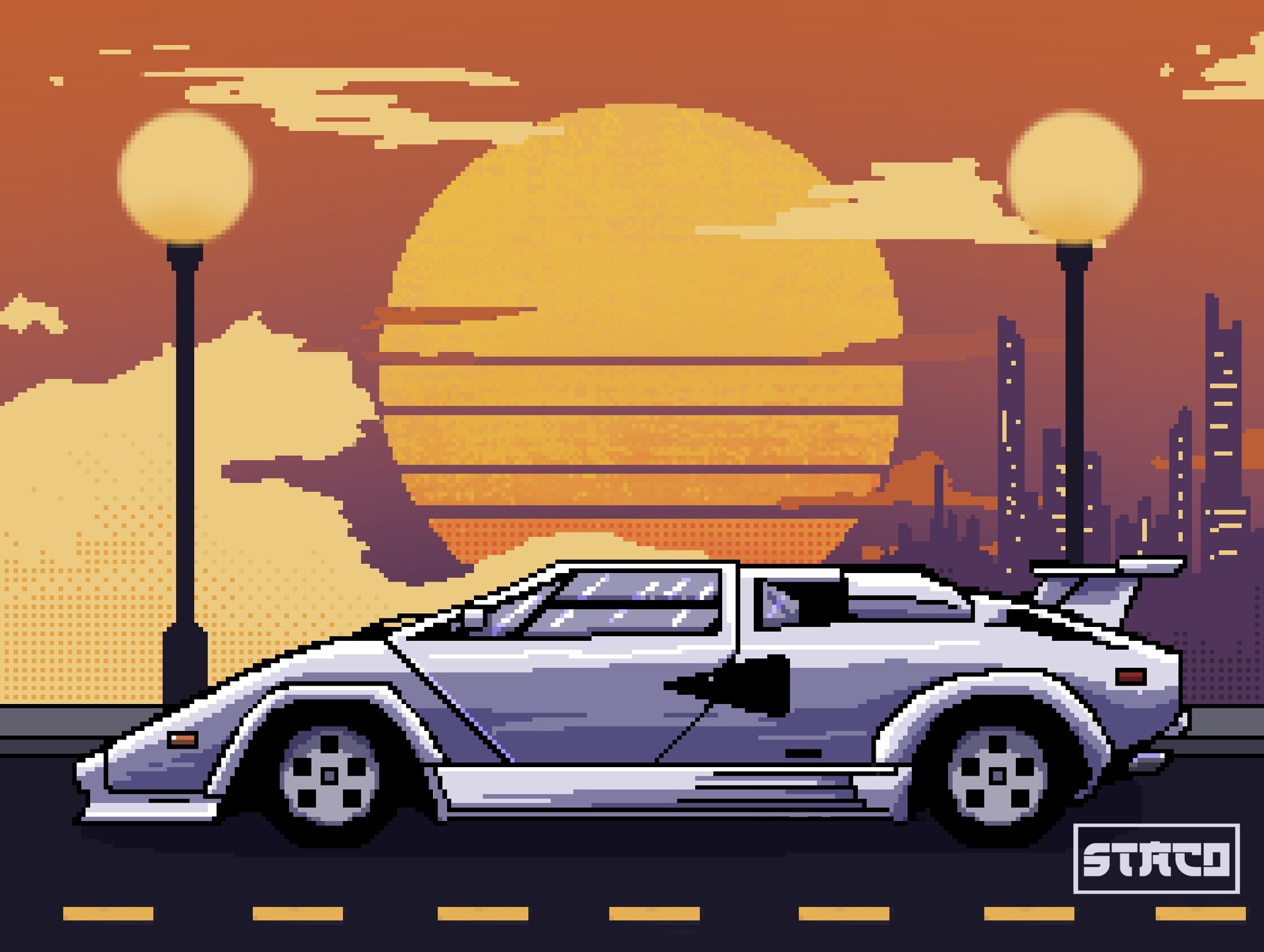 ArtStation - Countach Environment Test