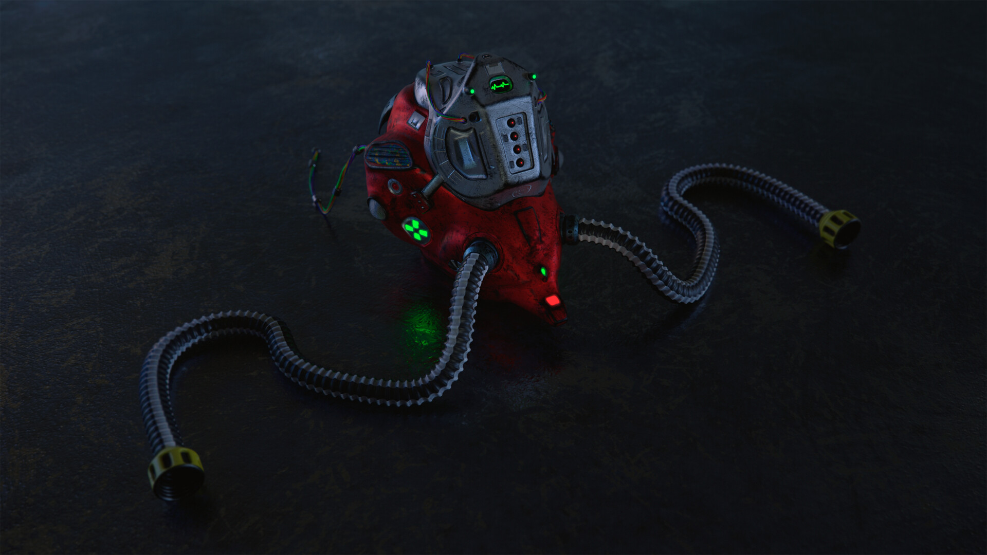 ArtStation - Falcon Red Firefighter