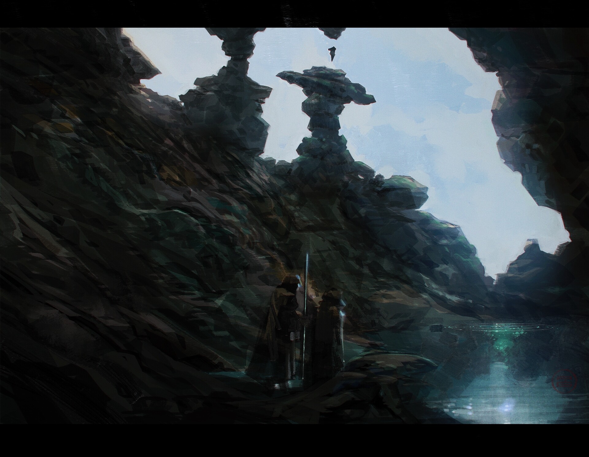 ArtStation - cave sketches .12.09.22.