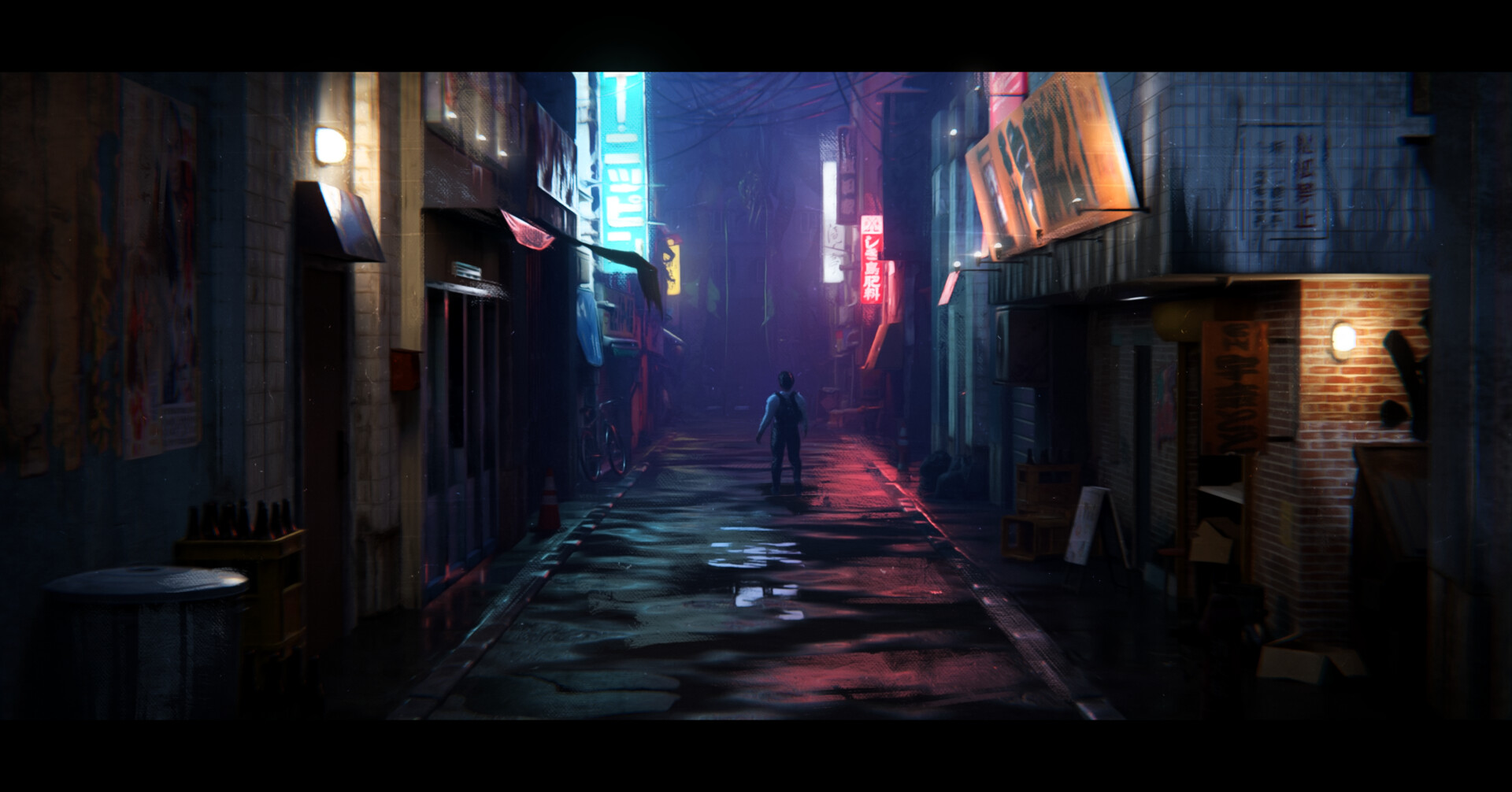ArtStation - Monster Alley Scene
