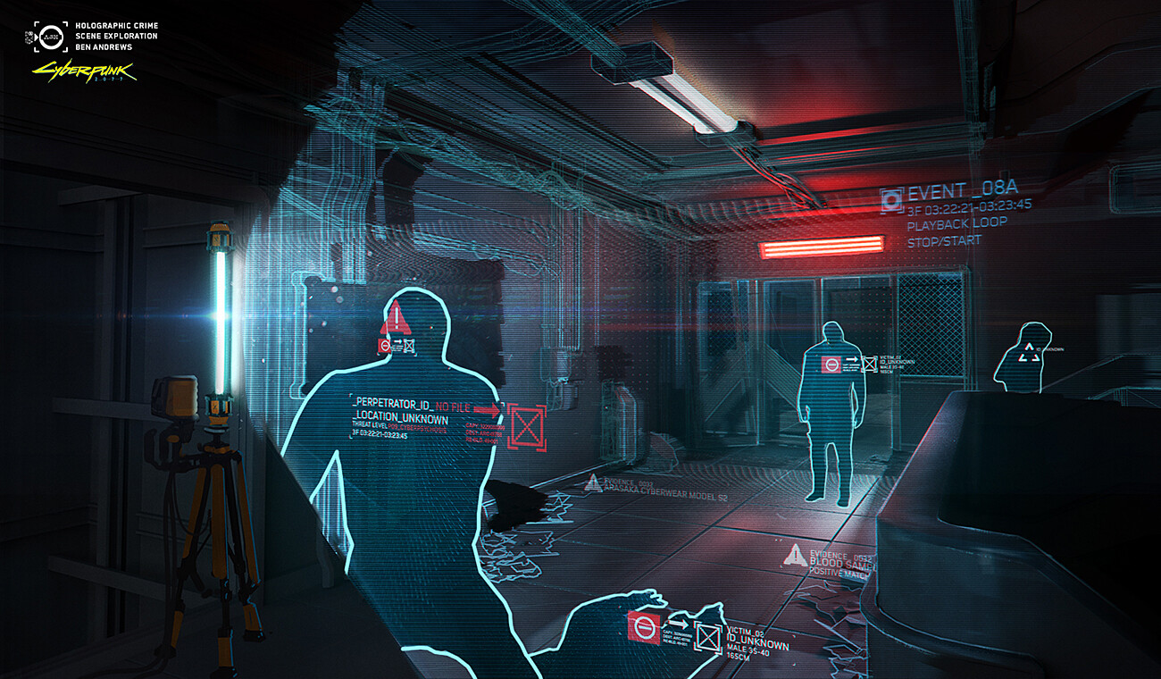 Ben Andrews - Crime Scene Hologram Projector Tech