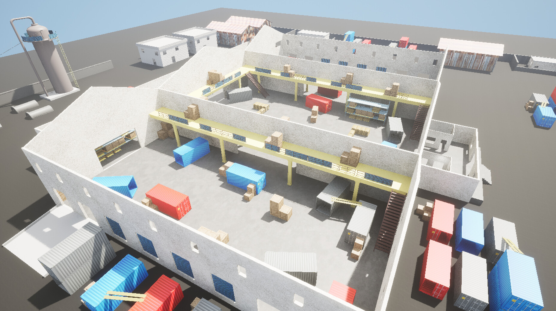 ArtStation - Warehouse(Environment+level design)