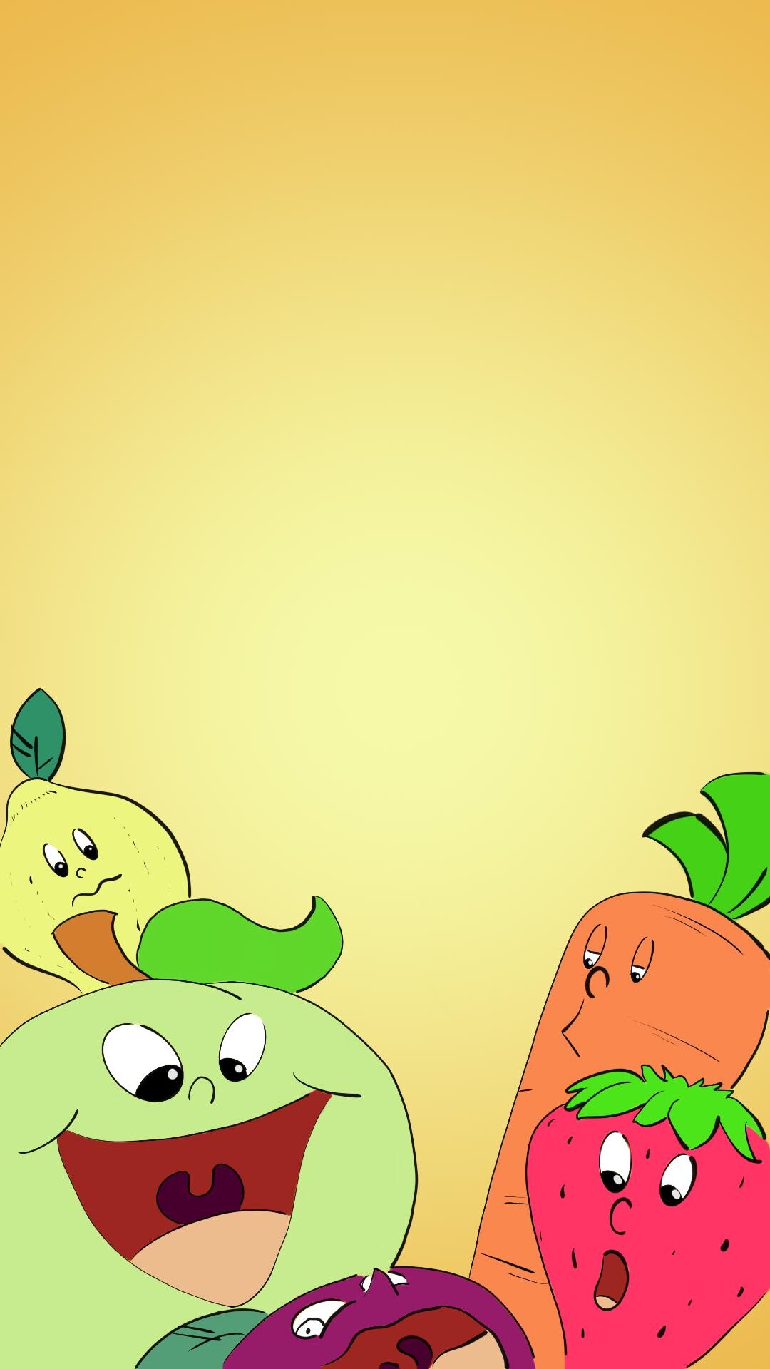 ArtStation - Mobile game splash screen with fruits