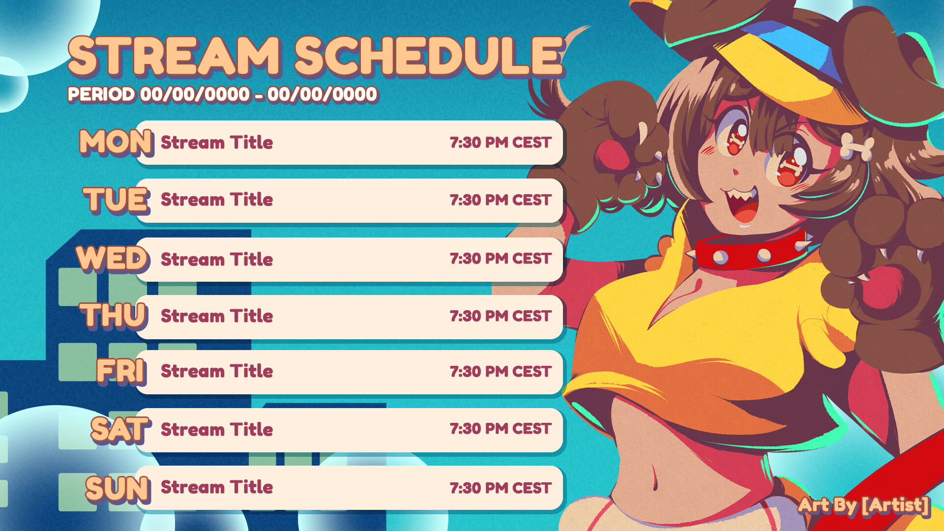 ArtStation - Schedule Graphic Designs