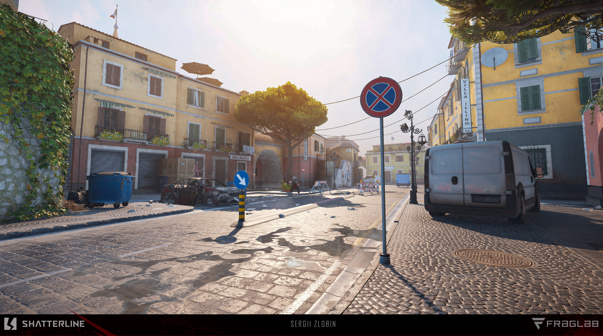Sergii Zlobin - Shatterline - Old town map