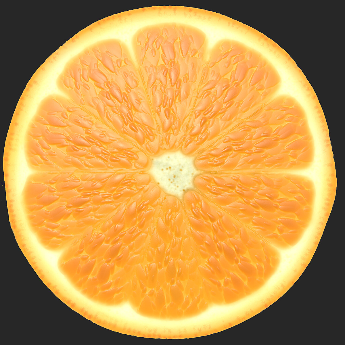orange inside texture