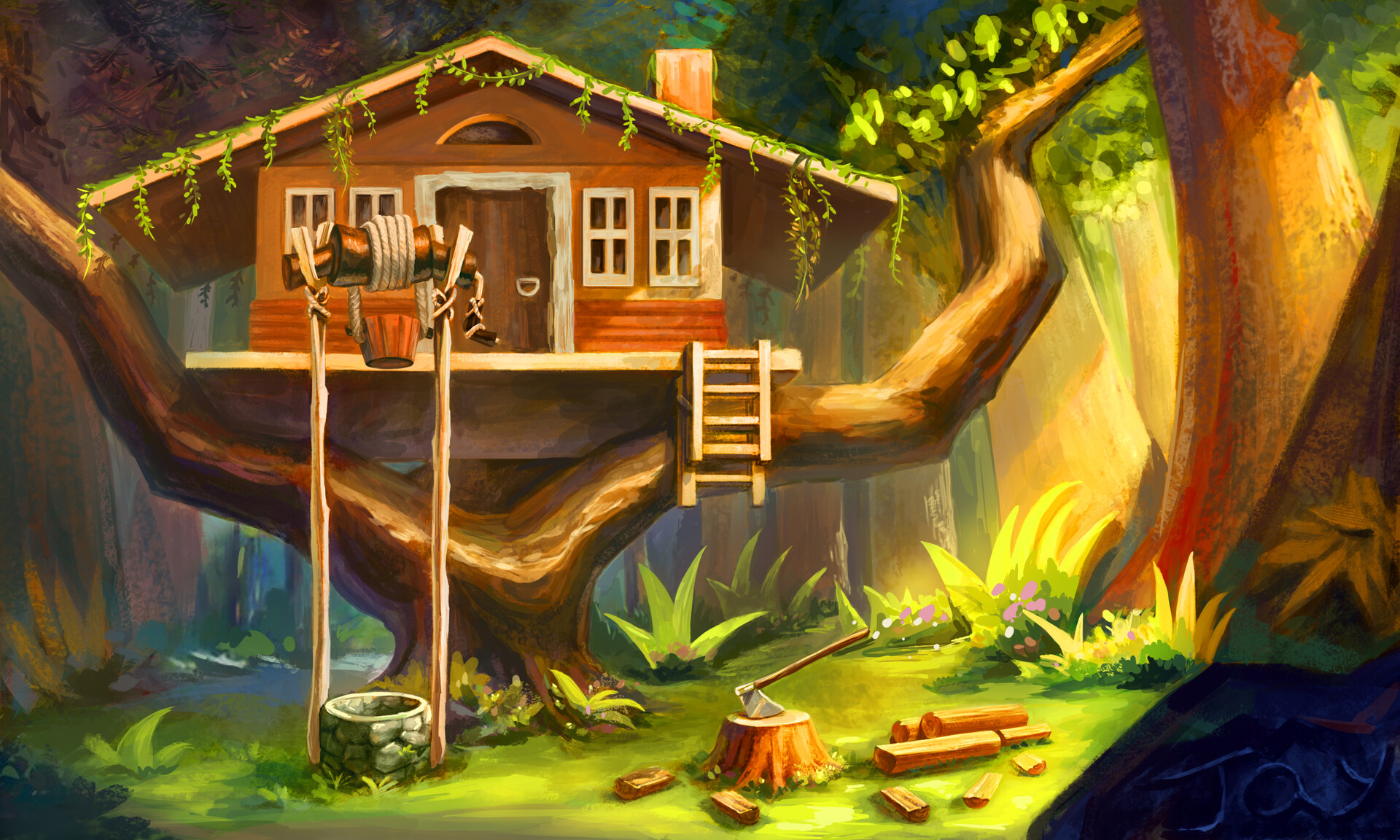 ArtStation - Experience in The Forest Project