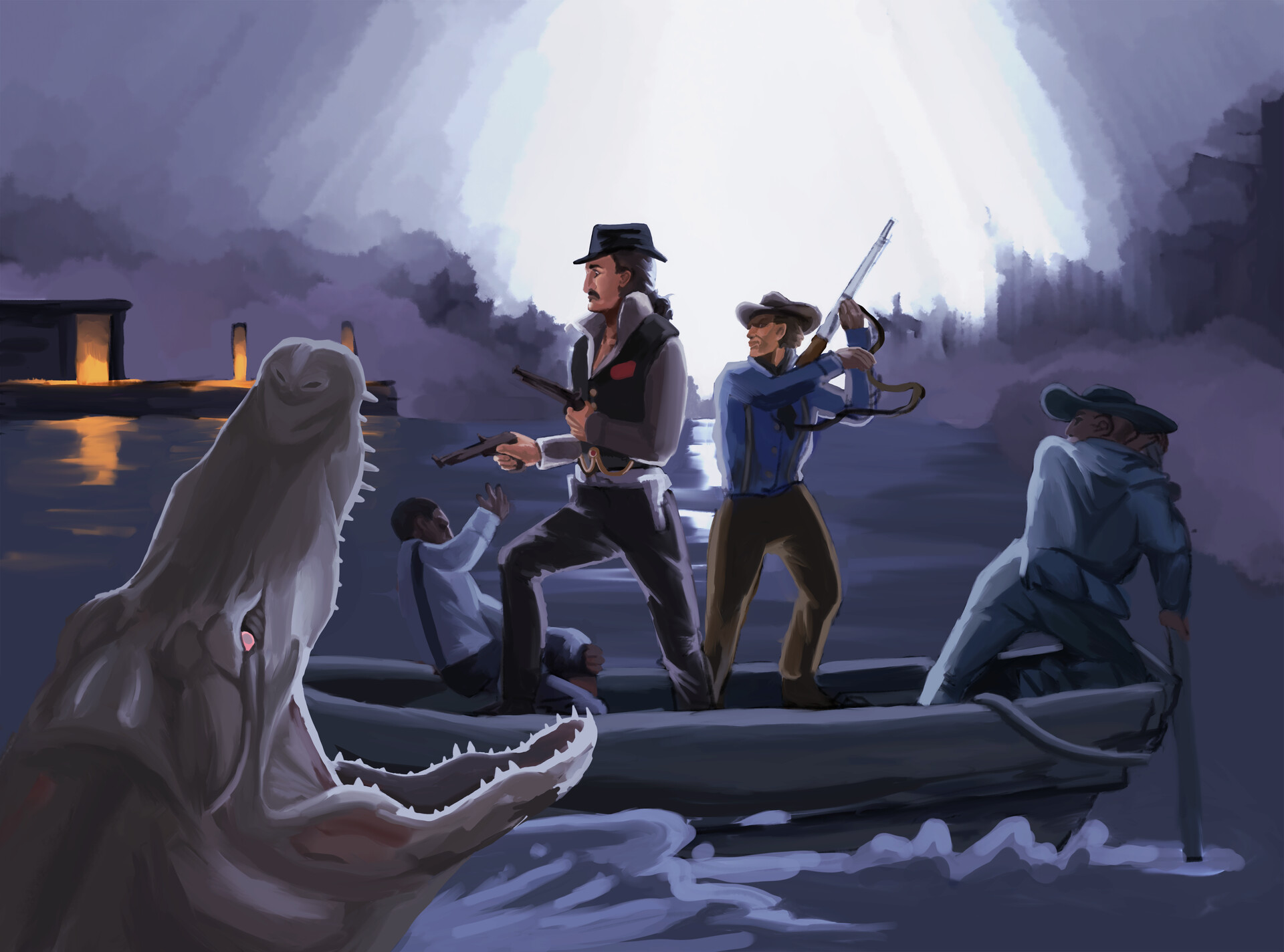 ArtStation - Red Dead Redemption - Washington Crossing the Delaware