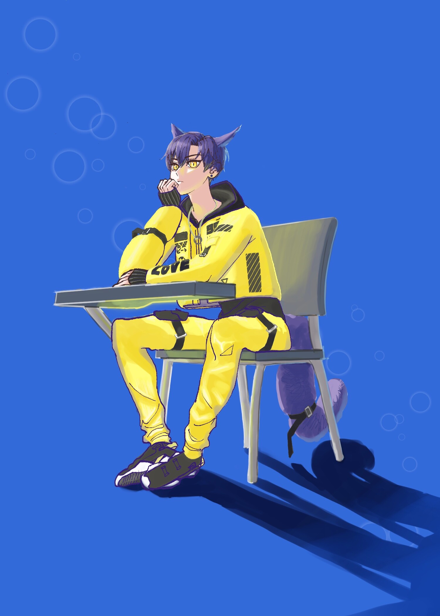 ArtStation - Blue cat