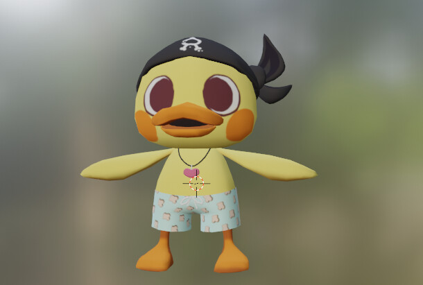 ArtStation - Animal Crossing Duck