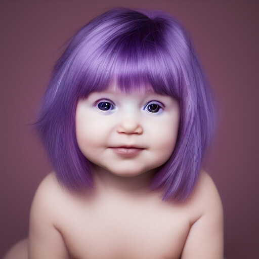 Cute Babies With Purple Eyes