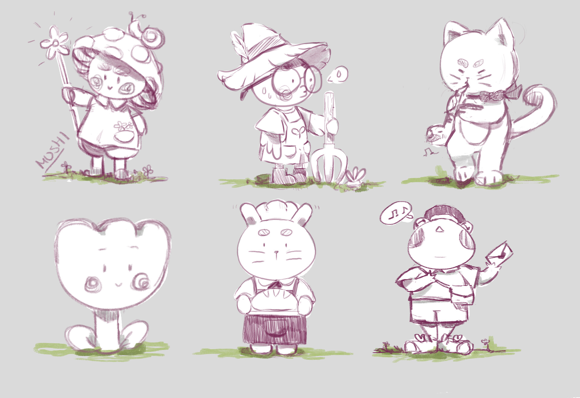 ArtStation - Character sketch