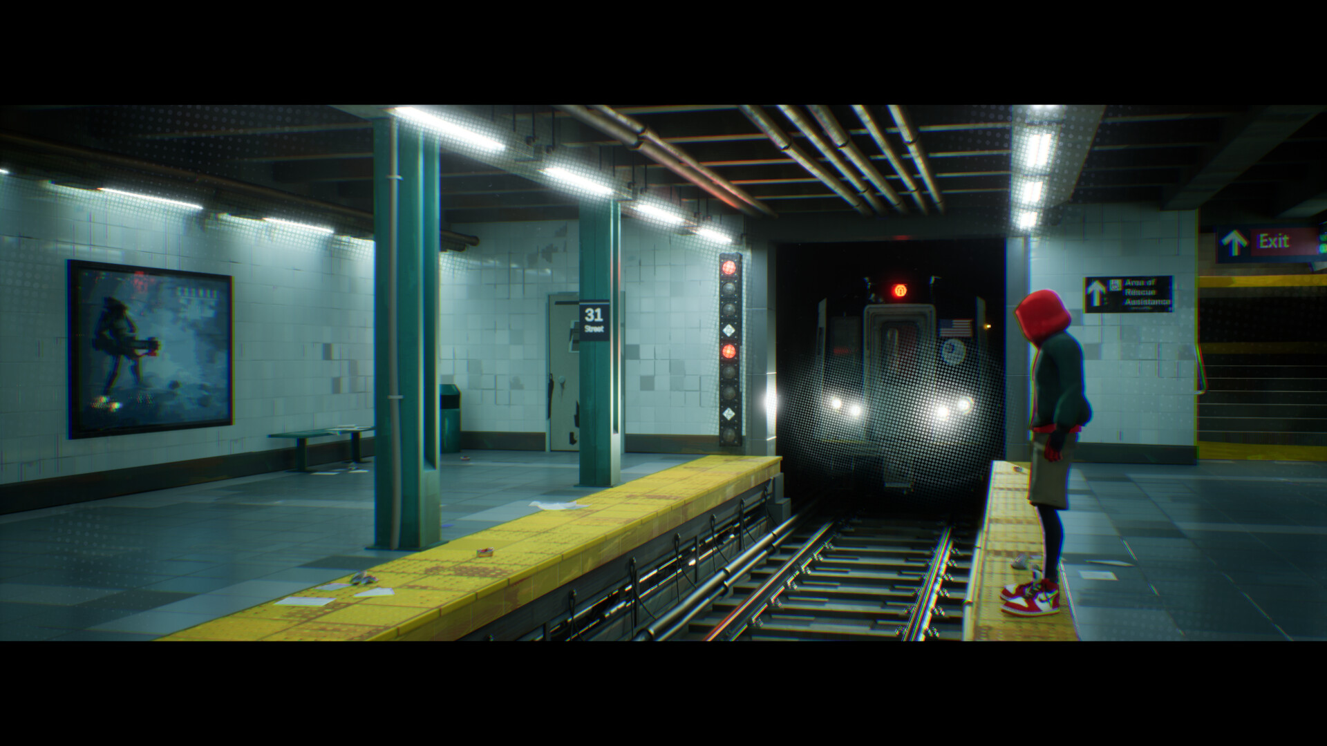 Y.P - UE5 Lumen Stylized subway station