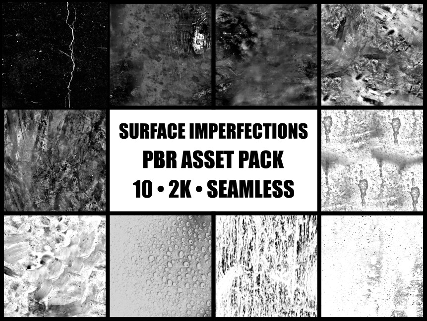 LeafArcher - Surface Imperfections Asset Pack - Roughness Maps