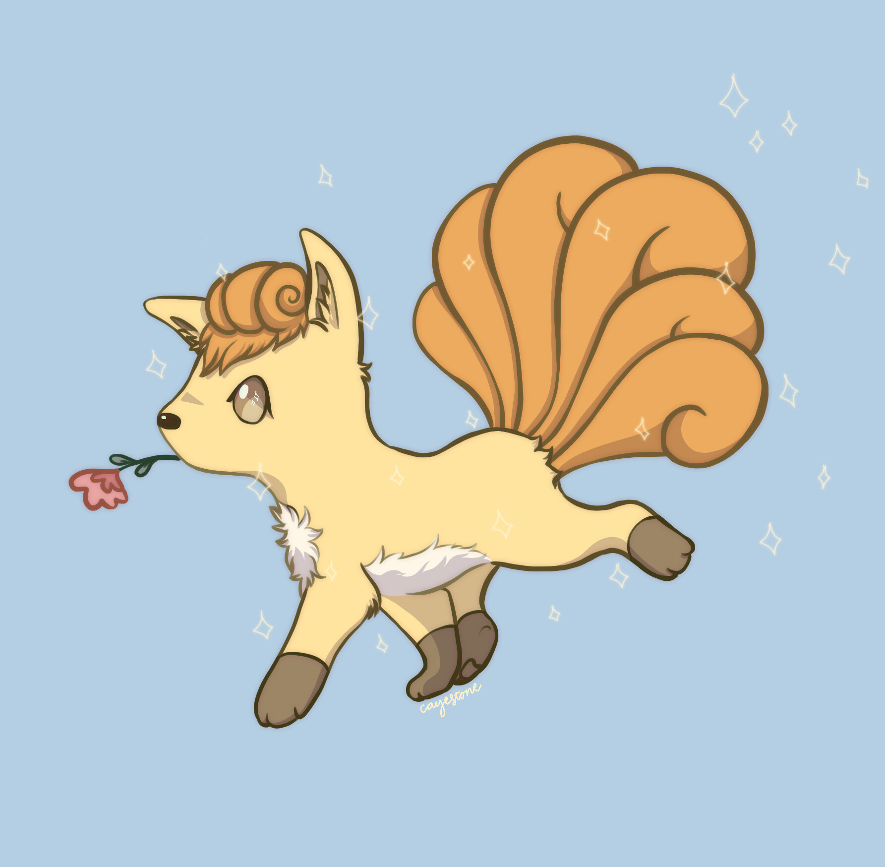 Pokemon Vulpix Shiny