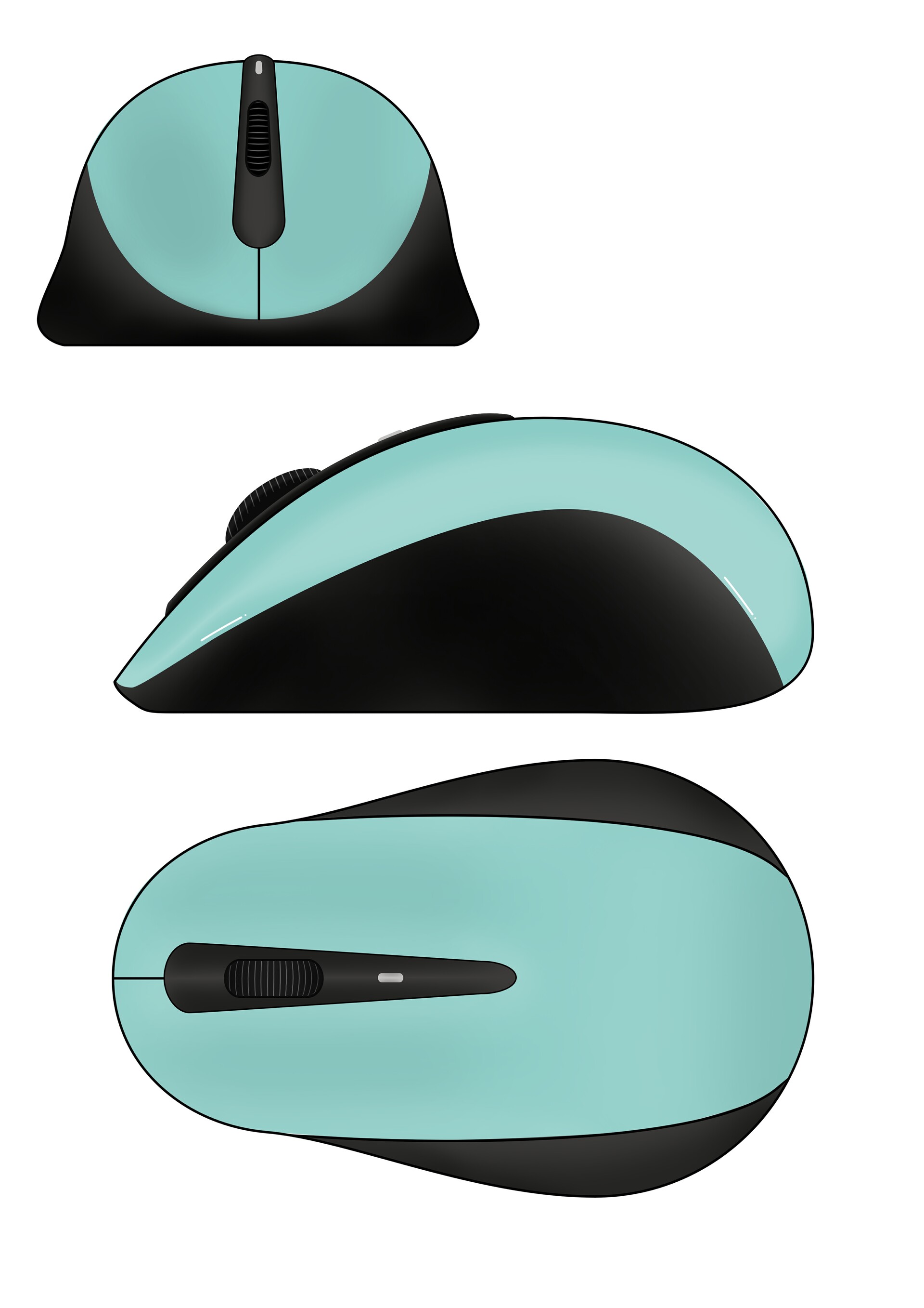 ArtStation - Product NO.3#General Mouse and web advertising layout