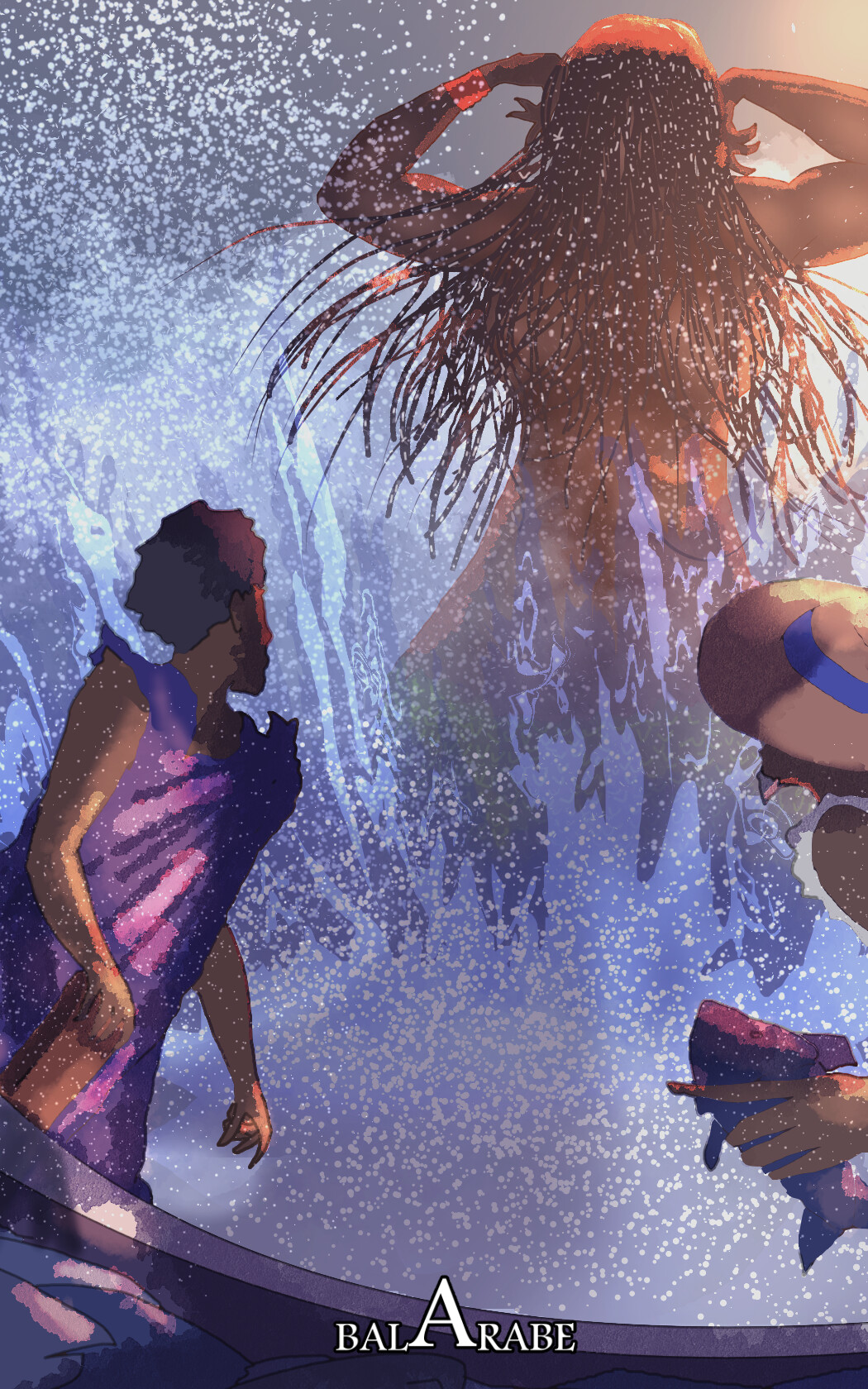 ArtStation - Yemoja, The goddess of the sea and Rising tide