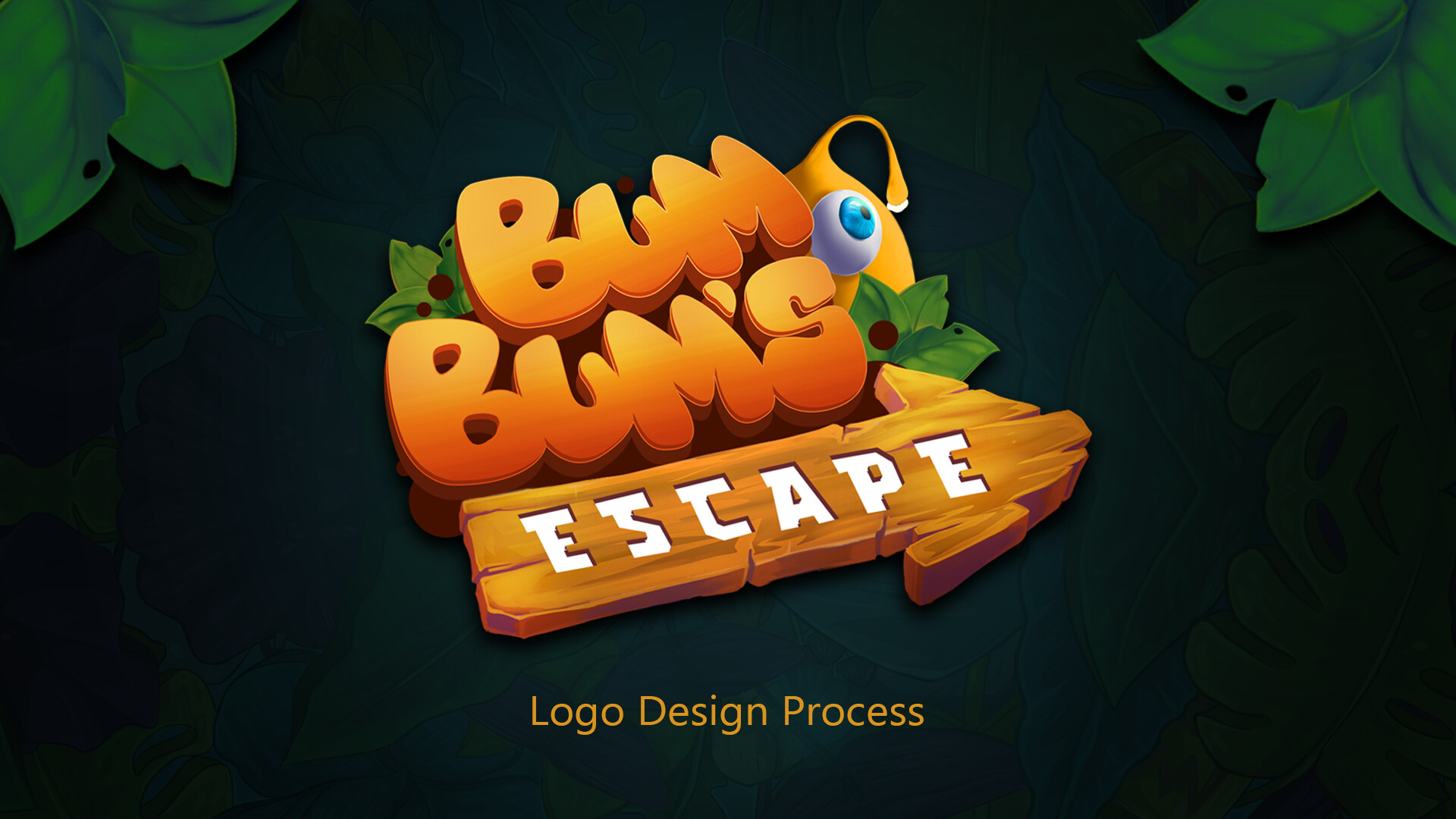 ArtStation - Logo design for ''Bum Bum's Escape'' mobile game