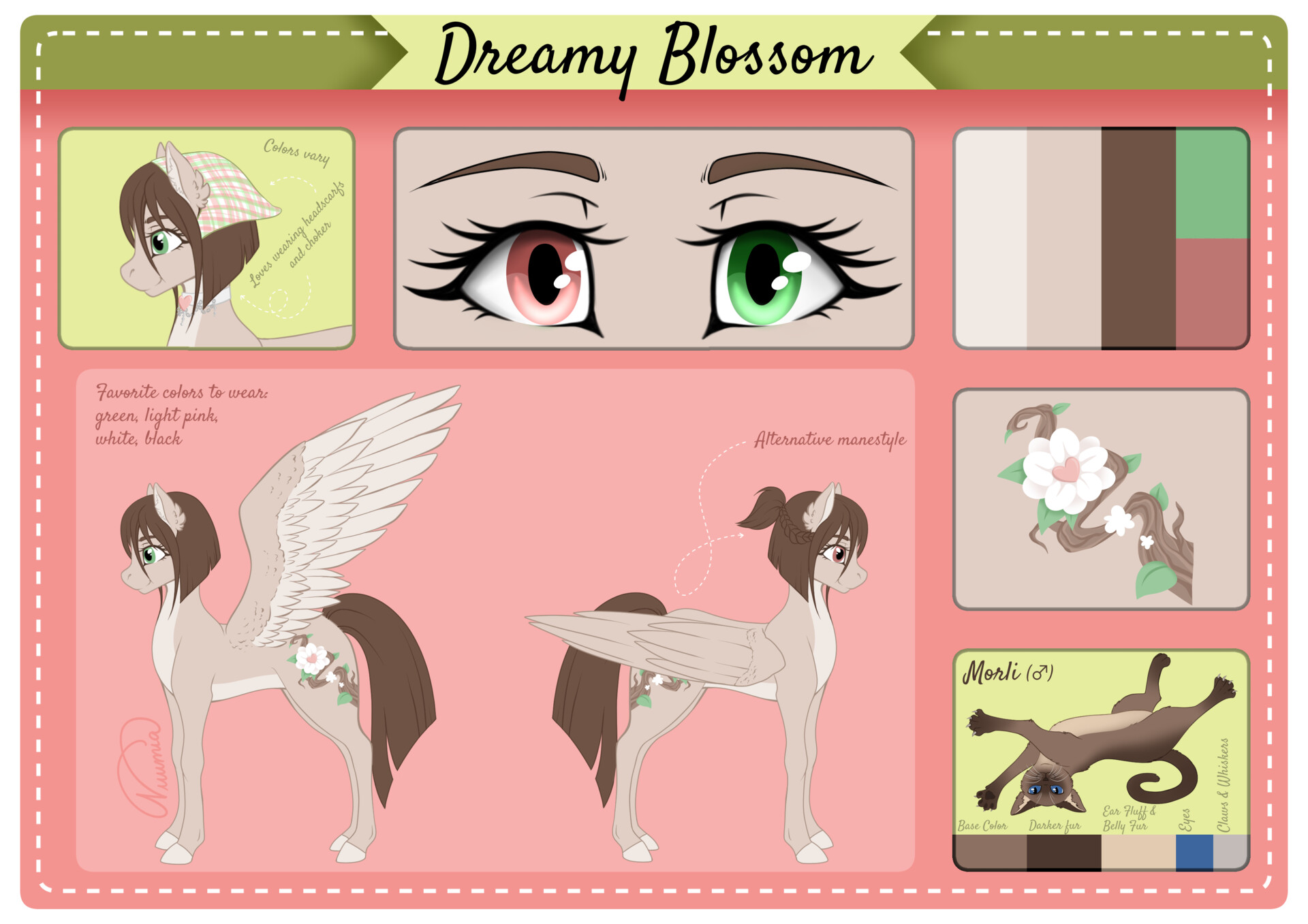 ArtStation - Reference Sheet - Dreamy Blossom