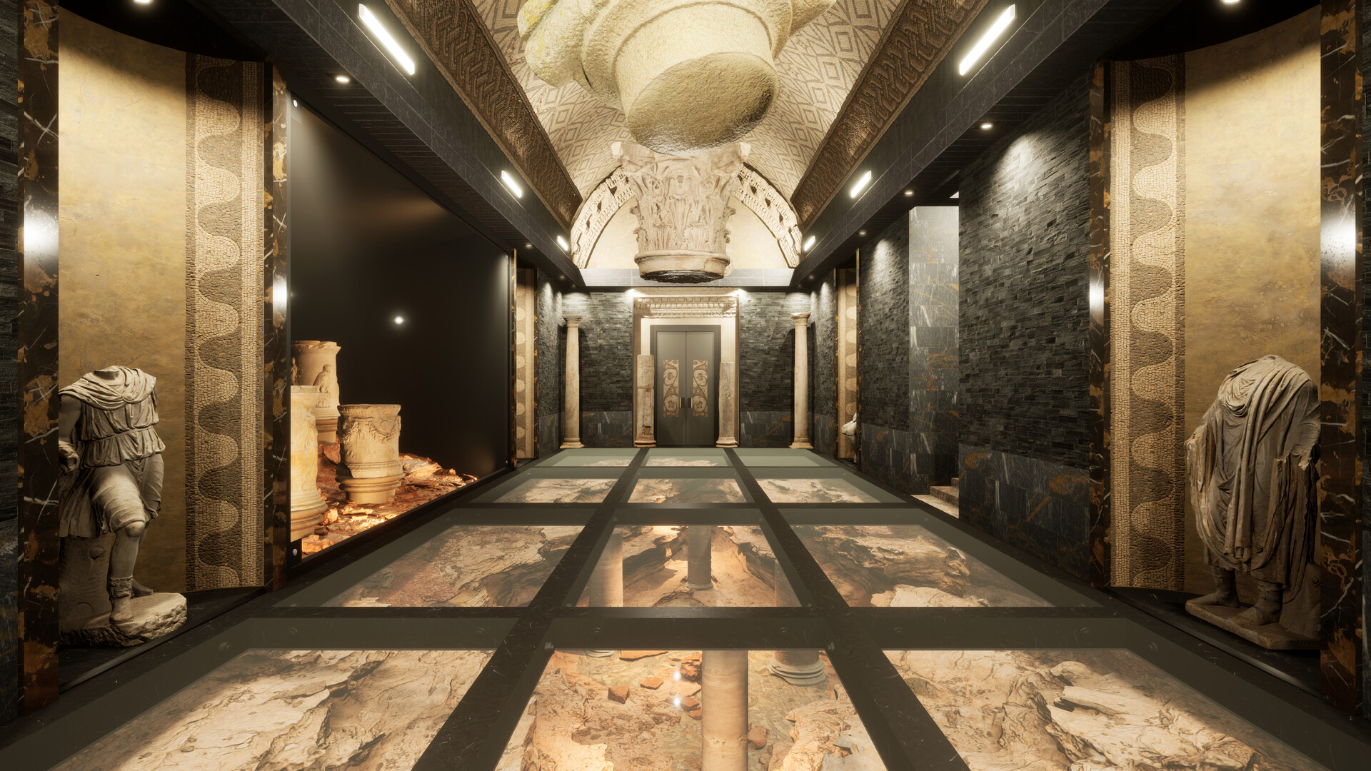 ArtStation - Roman hall_