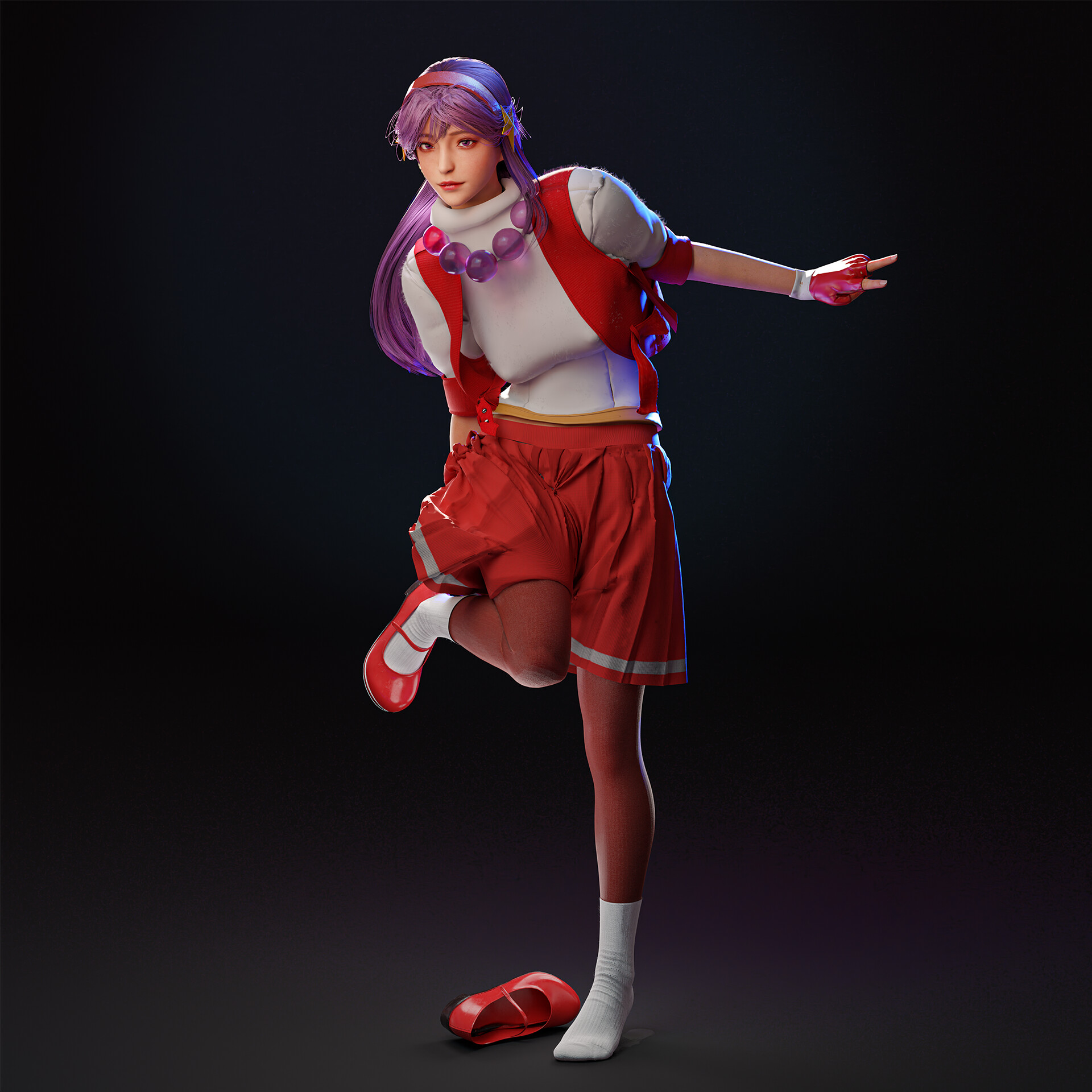 ArtStation - Athena asamiya fan art
