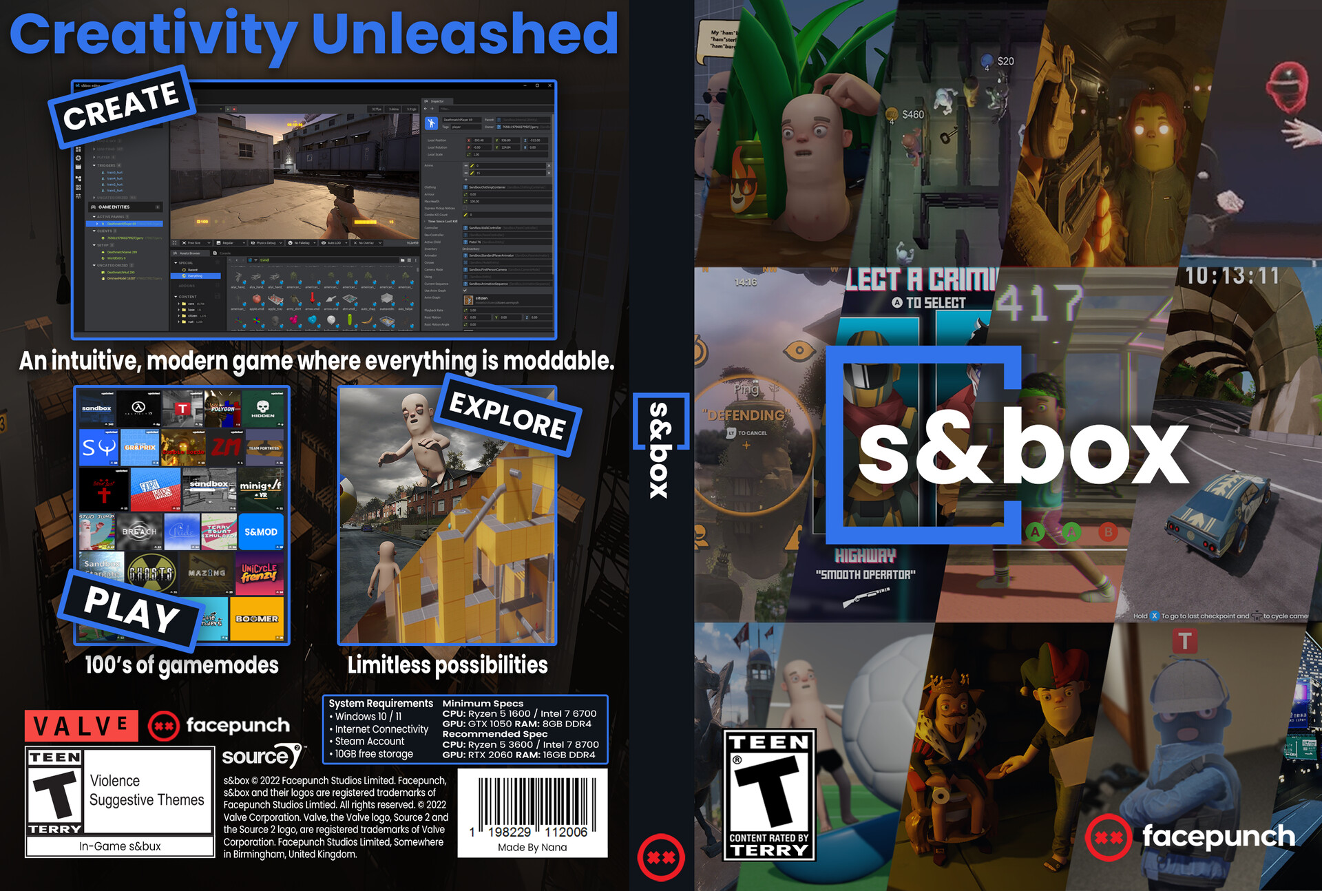 ArtStation - Fanmade s&box Box Art