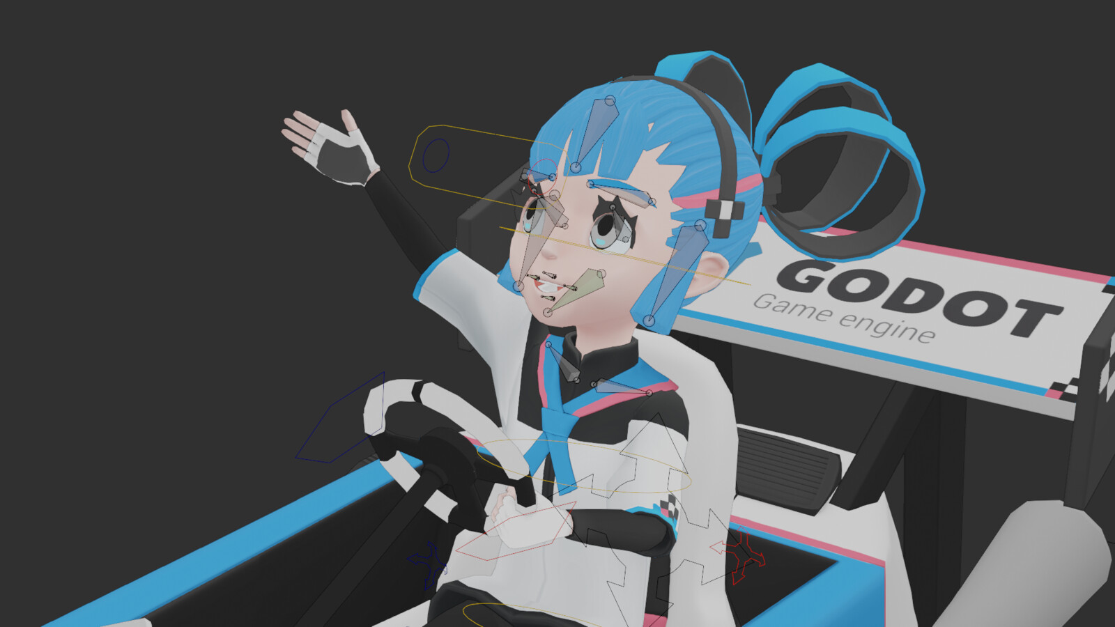 Ishaq Al Asyja` - SuperTuxKart: Godette 3D game model