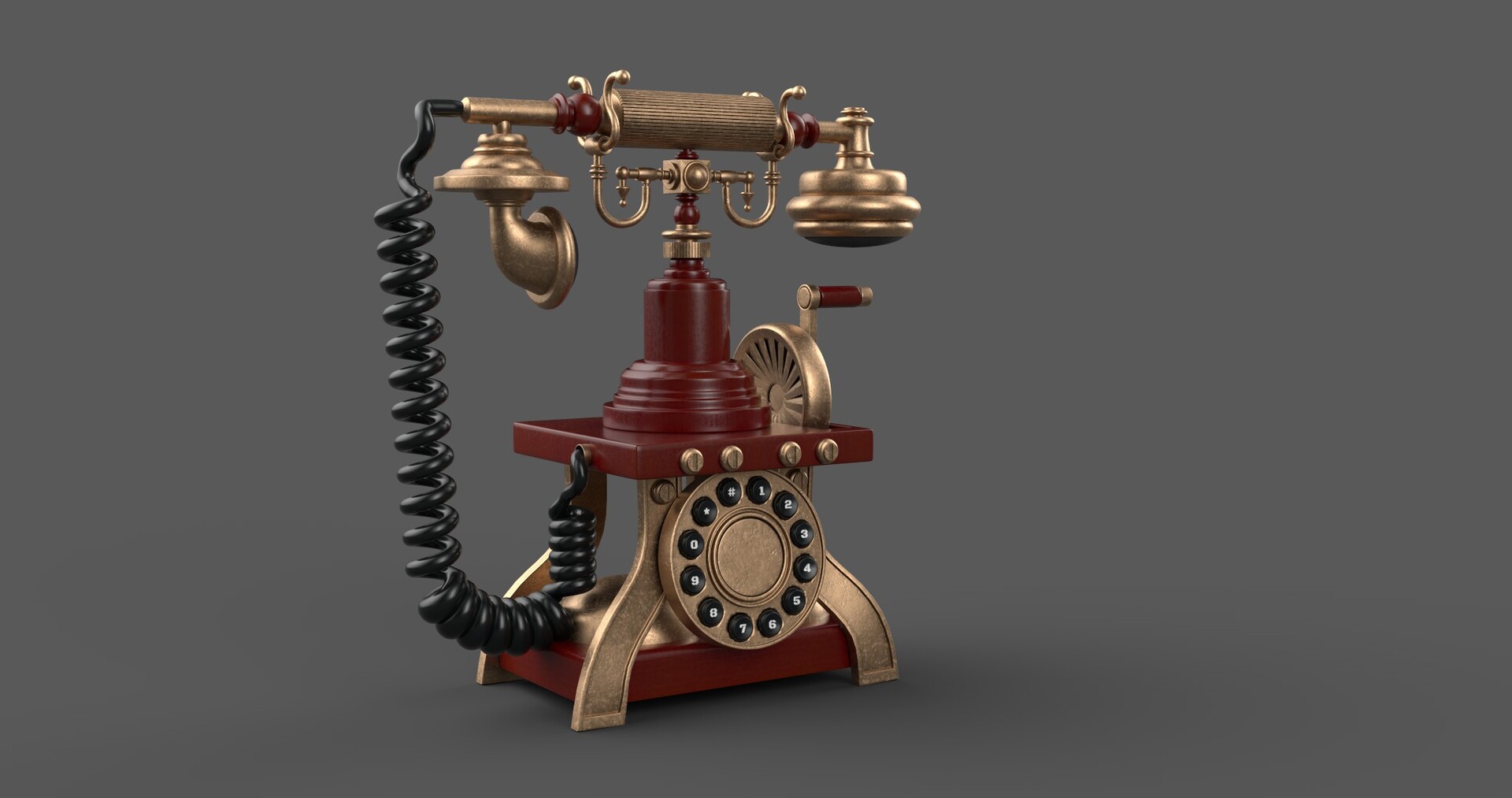 ArtStation - Telephone Model Tuxturing Images