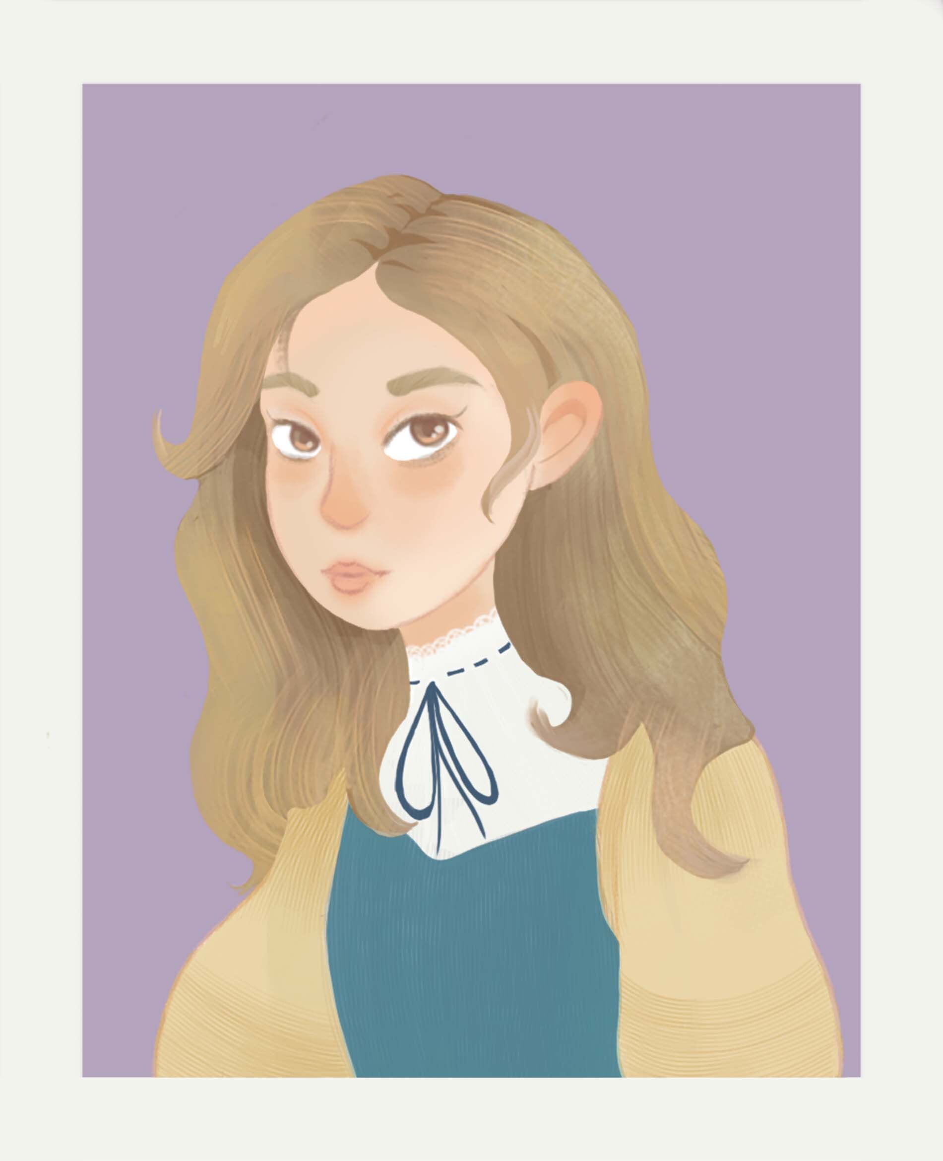 ArtStation - Autoportrait stylisé