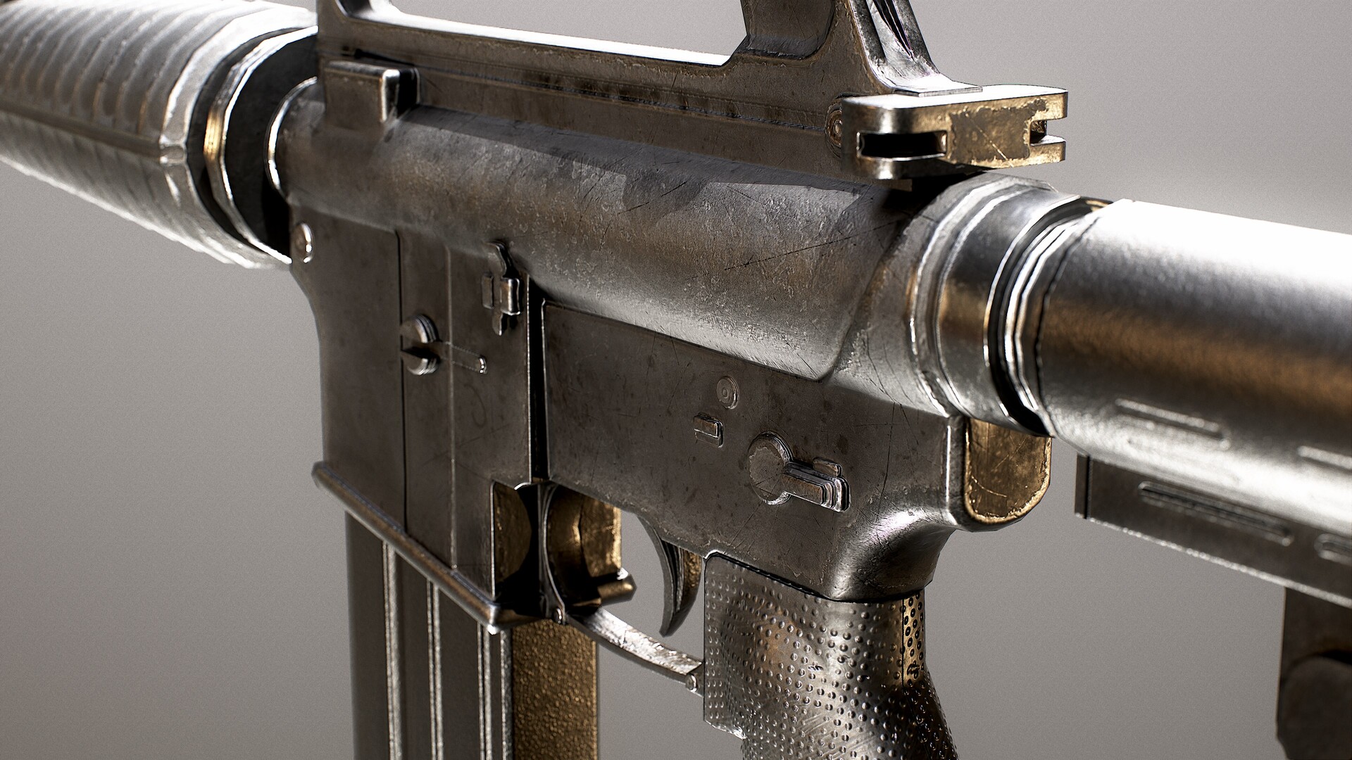 ArtStation - Guns AR15-Deagle