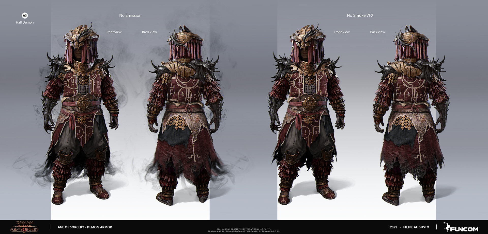 Filipe Augusto - CONAN EXILES - Age of Sorcery - Abyssal Armor