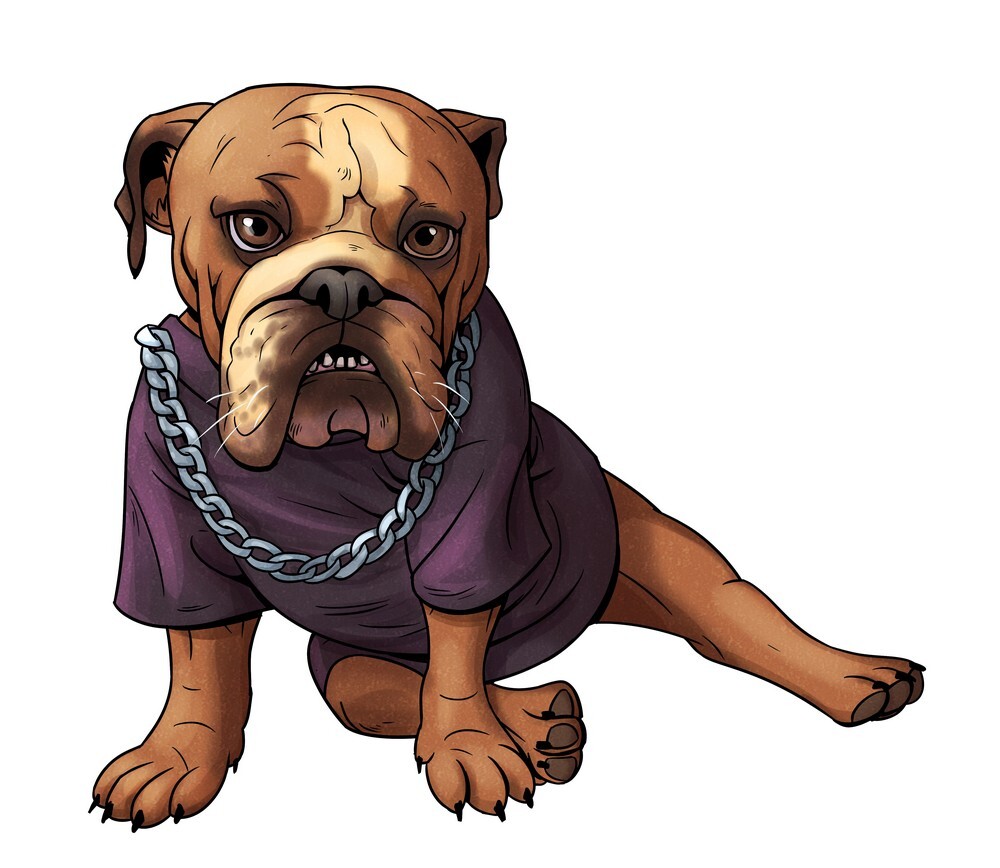 ArtStation - Serious dog