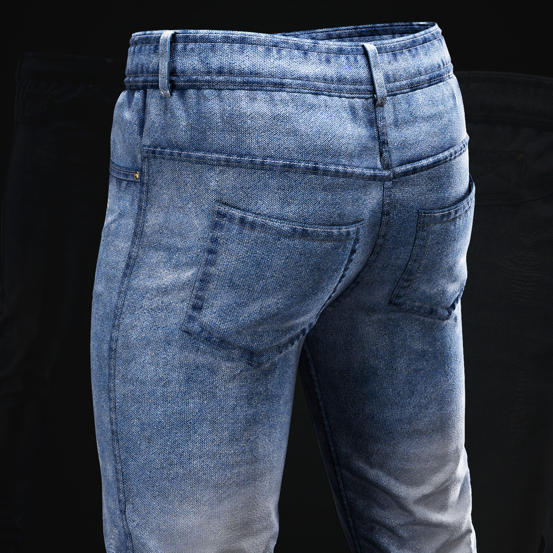 hossein-hamidi - Tutorial Clo3d,MD Realistic jean. modeling(clo3d ...