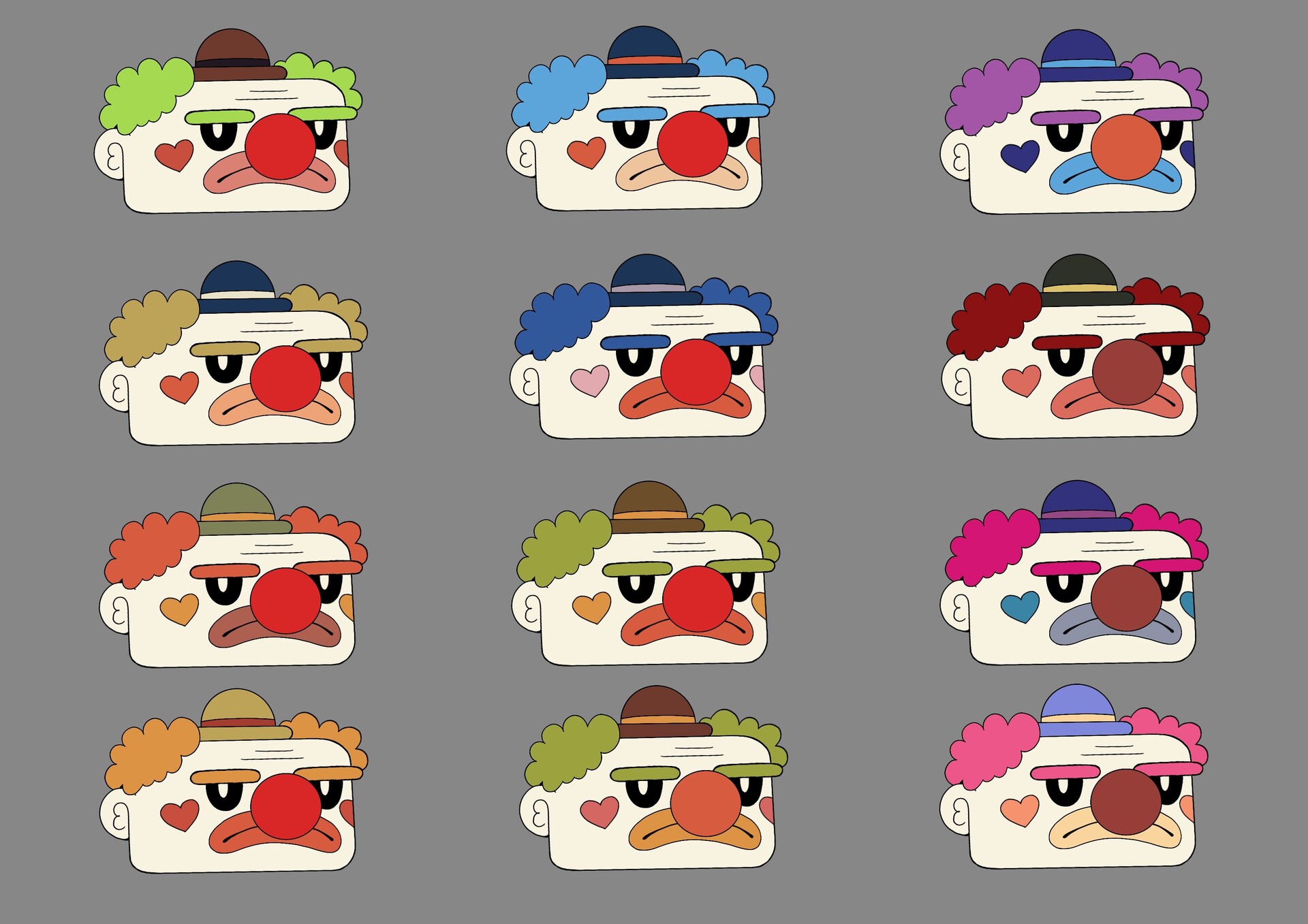 Cima Andrea - Pachi The Clown - Character Design