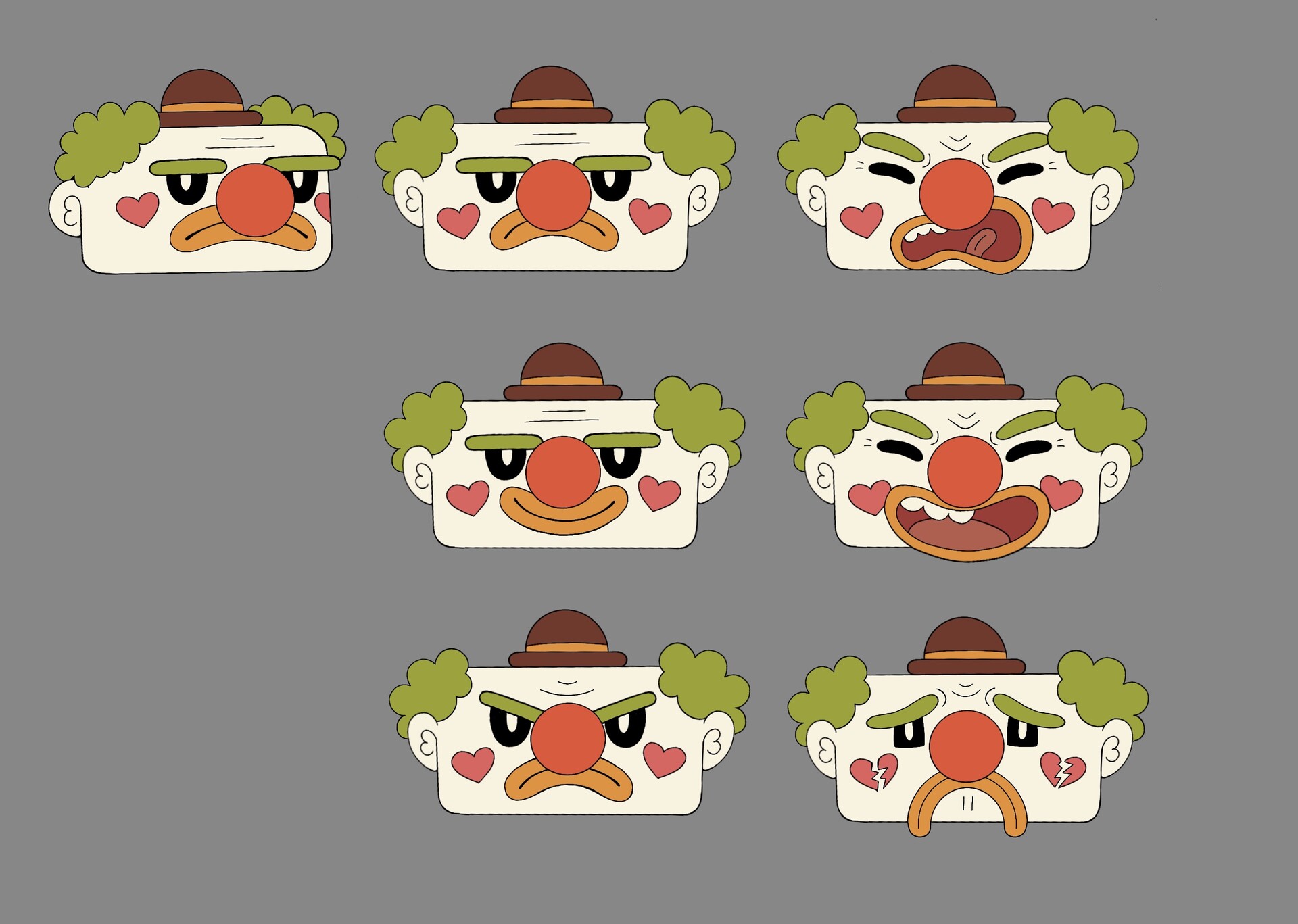 Cima Andrea - Pachi The Clown - Character Design