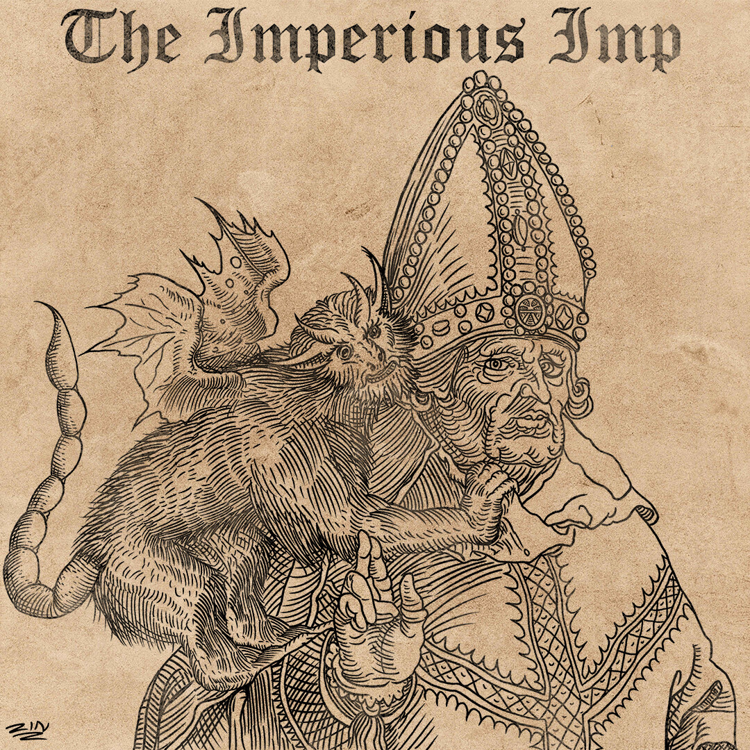 ArtStation - Imp if the Monster Manual was written in 1557