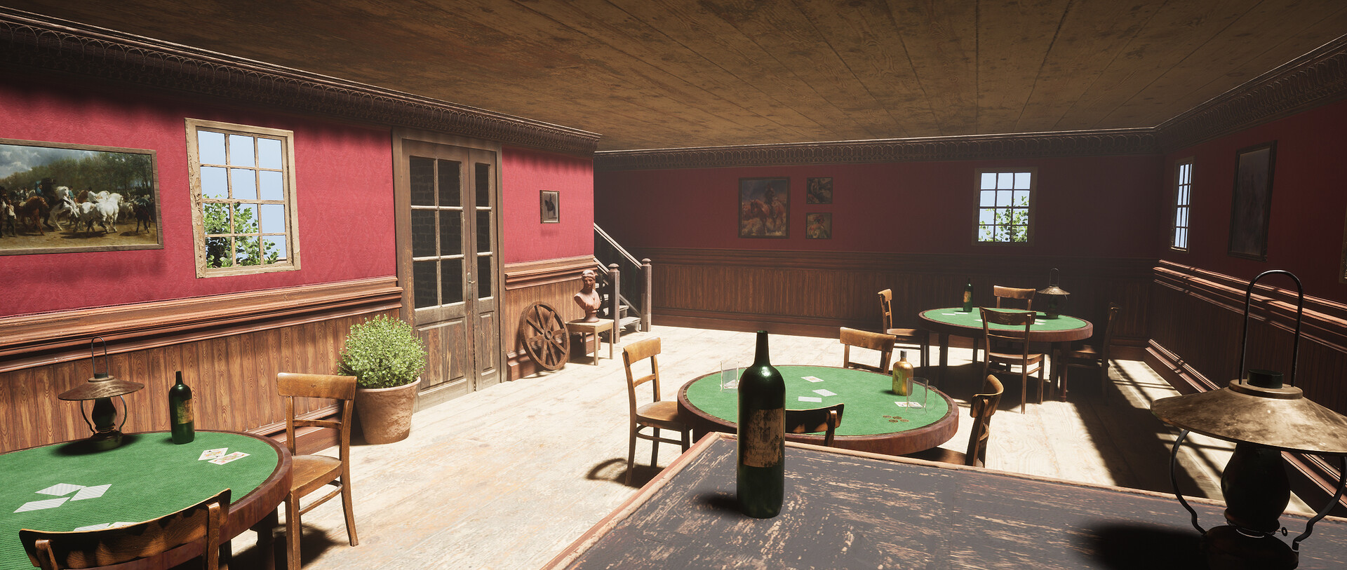 ArtStation - Red Dead Redemption Inspired Poker Room