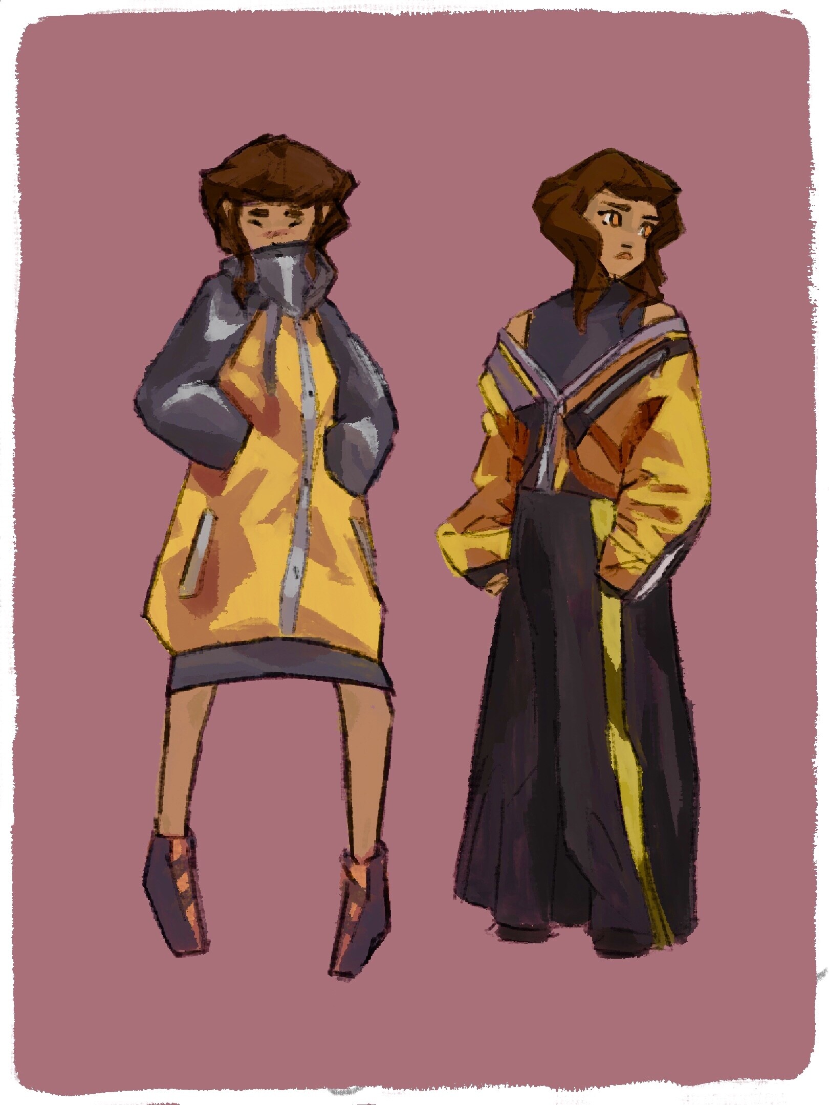 ArtStation - Ahdia Clothing Variations