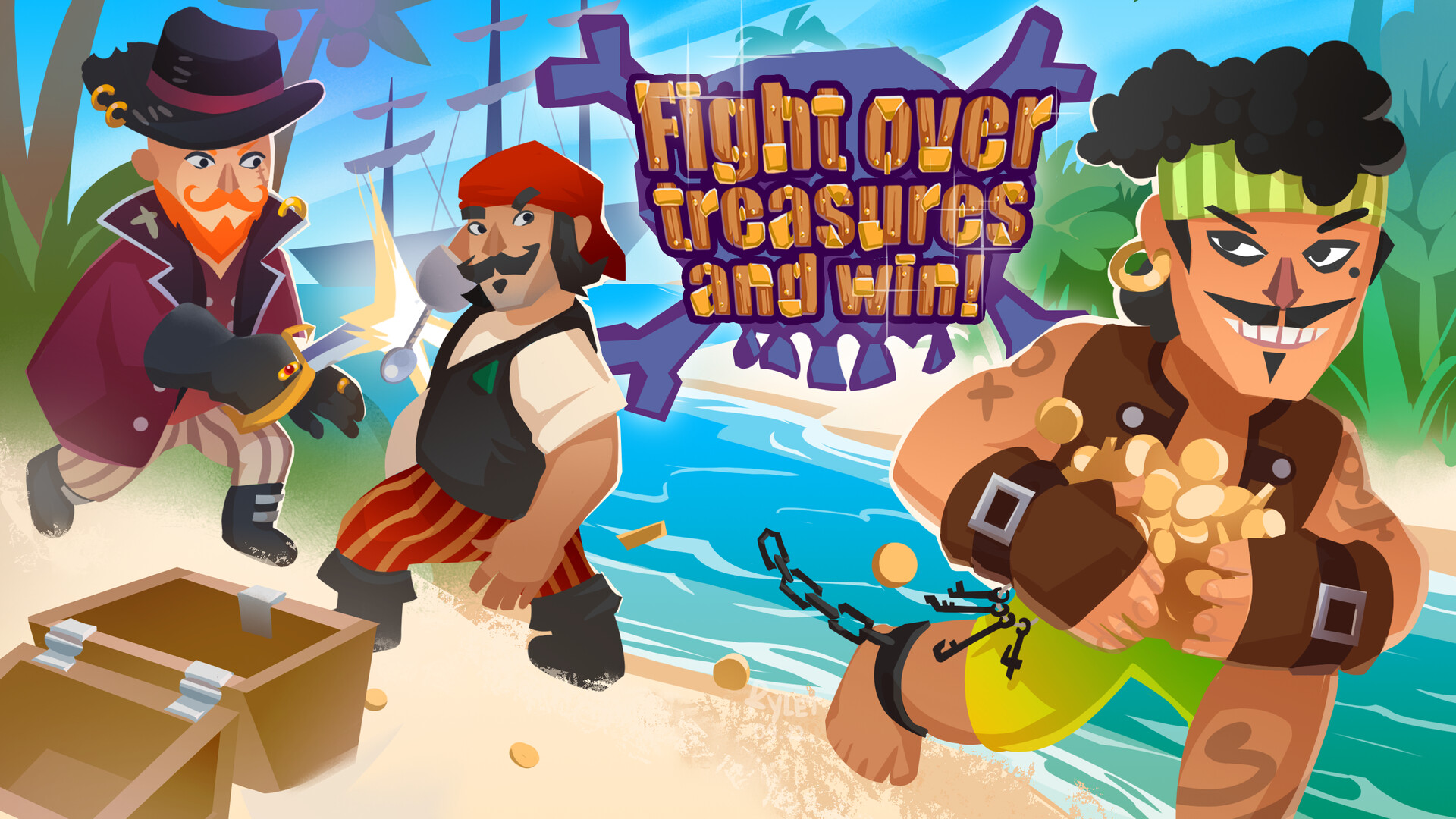 ArtStation - Idle Pirates Promo Art