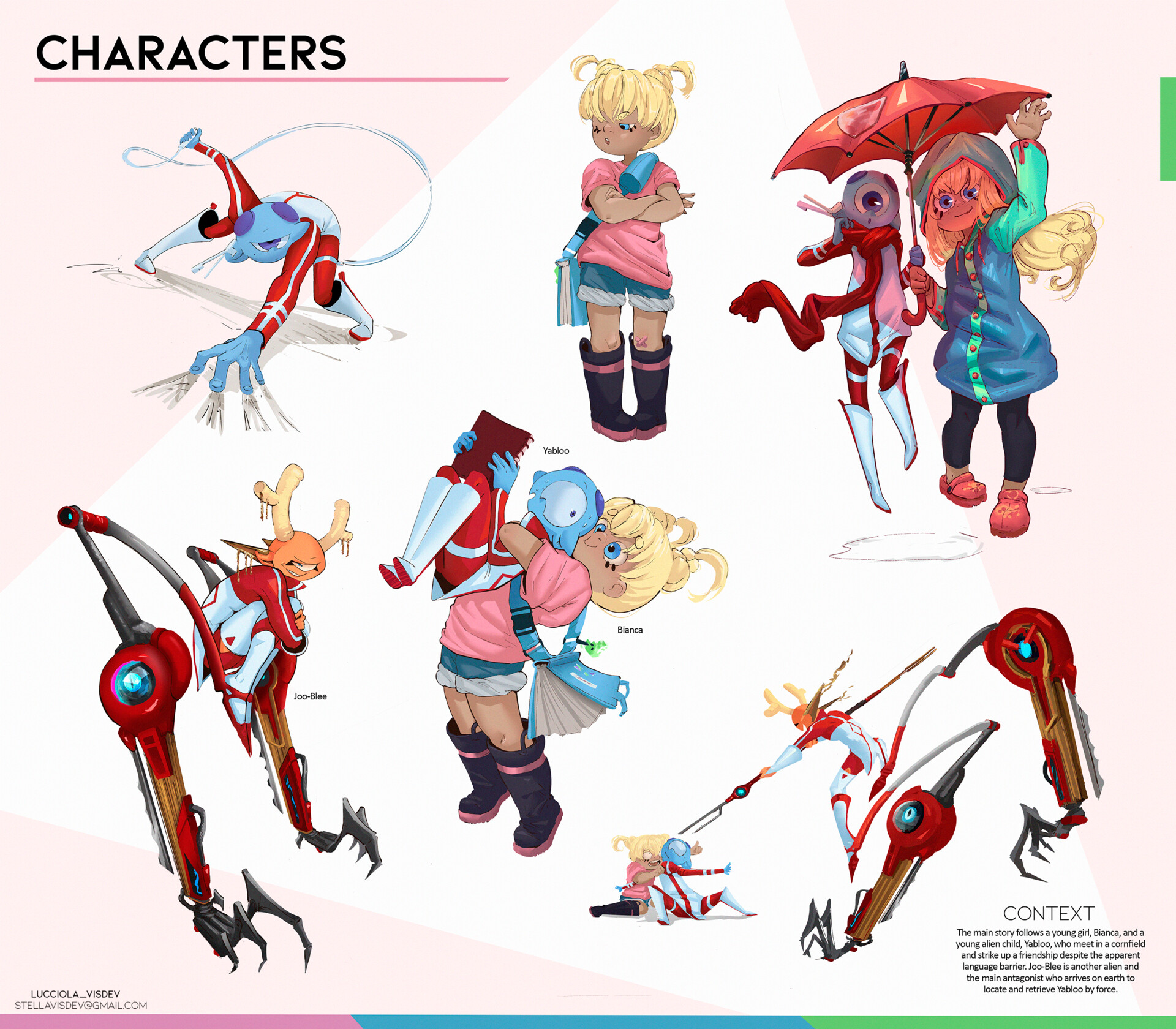 ArtStation - Character Page - VisDev Portfolio