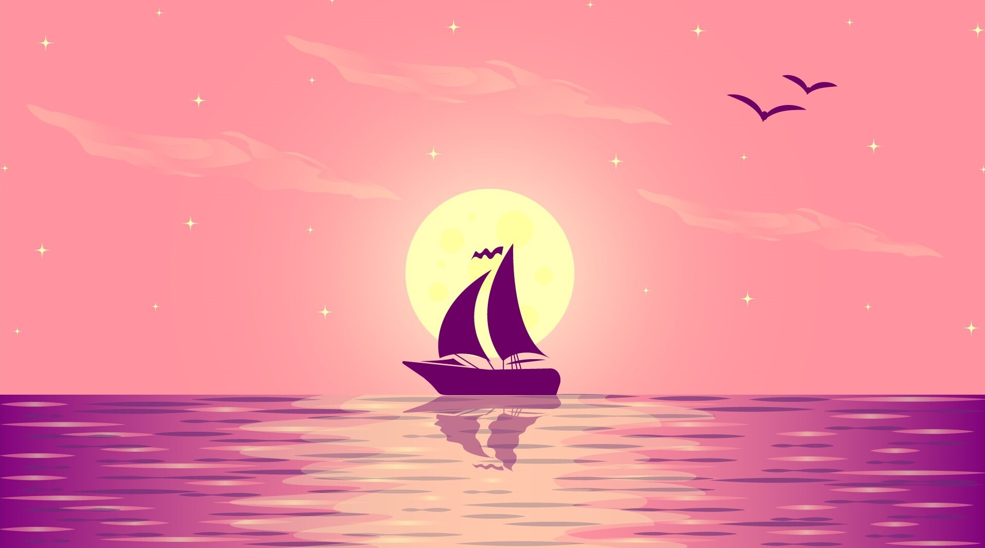 ArtStation - Purple sea