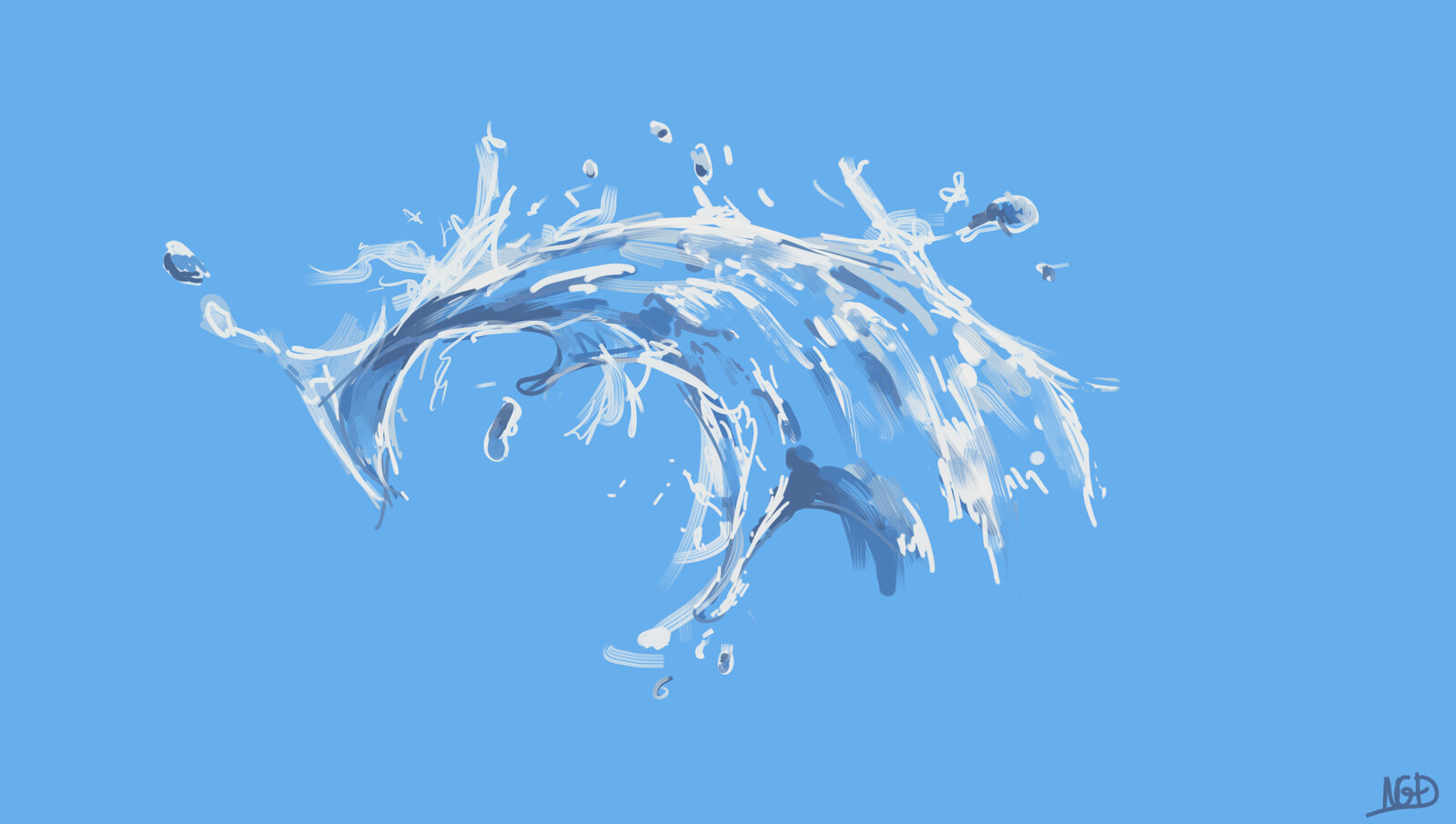 NoobyGuyDraws - Water studies!